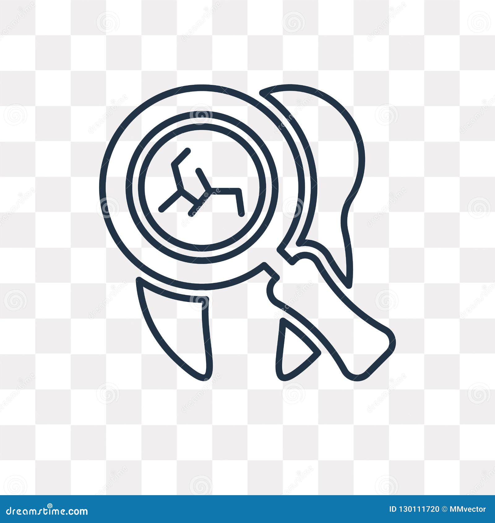 Tooth Vector Icon Isolated on Transparent Background, Linear Too Stock ...