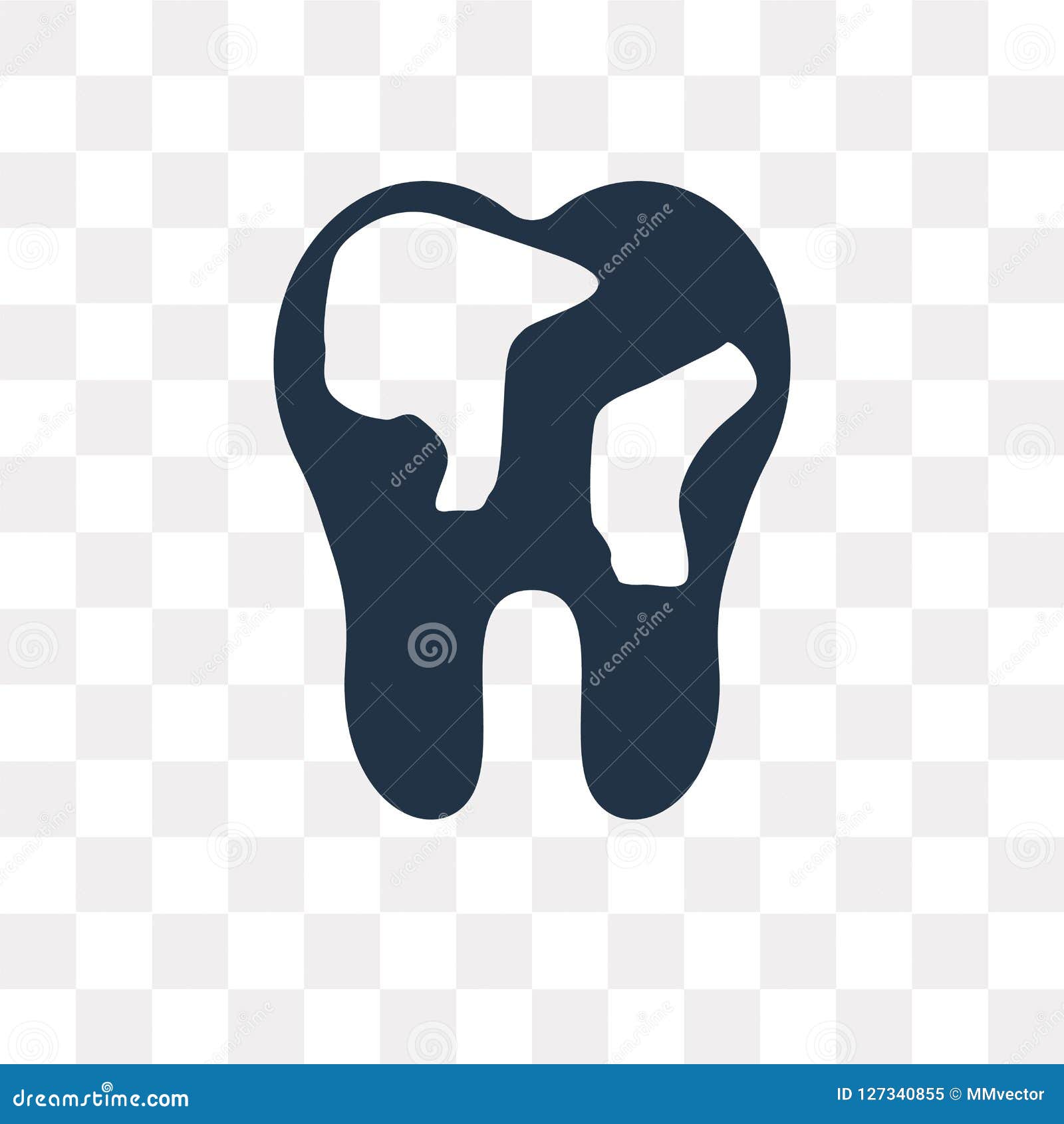 Tooth Vector Icon Isolated on Transparent Background, Tooth Tra Stock ...