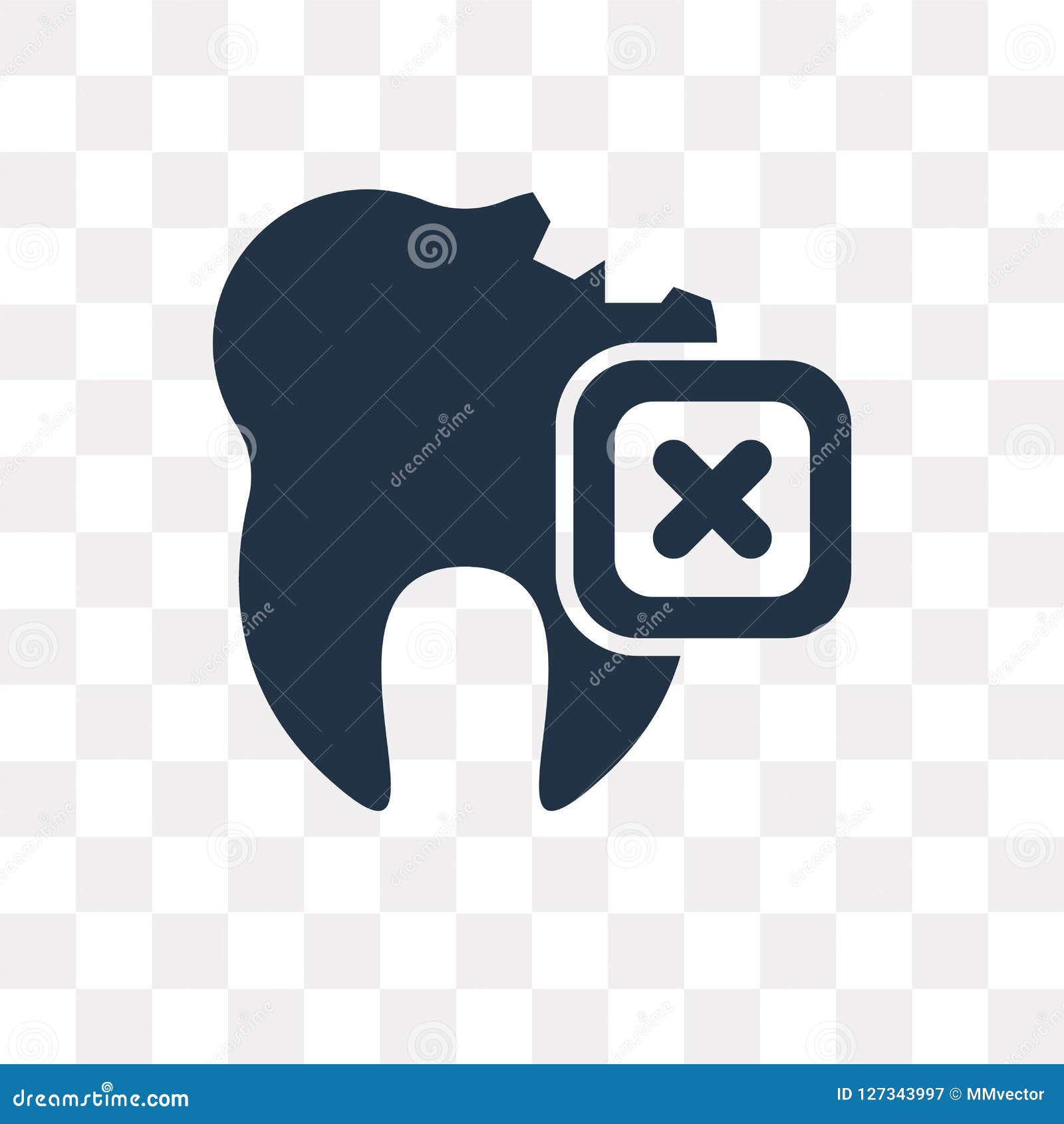 Tooth Vector Icon Isolated on Transparent Background, Tooth Tra Stock ...