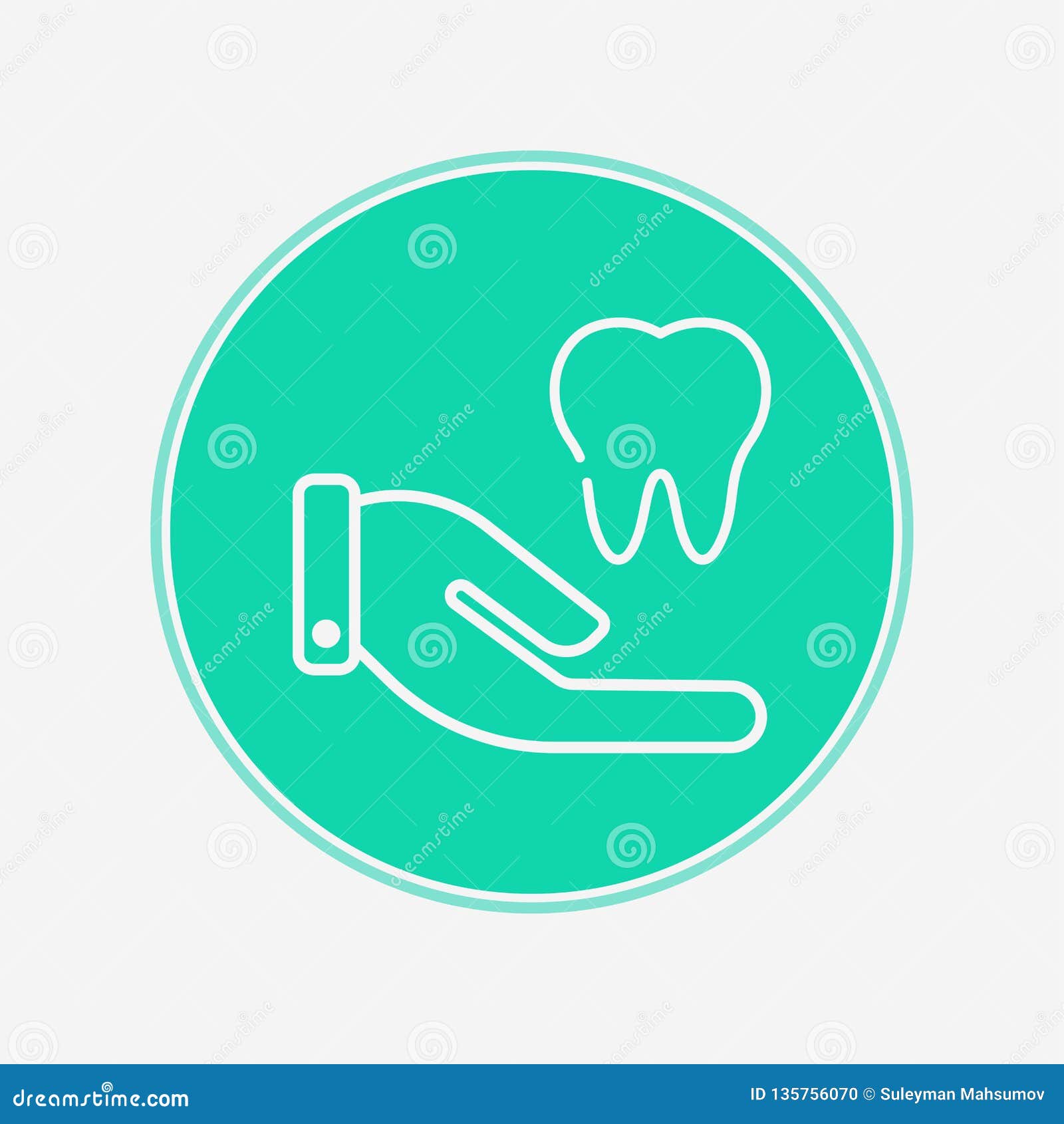 Tooth Vector Icon Sign Symbol Stock Vector - Illustration of concept ...