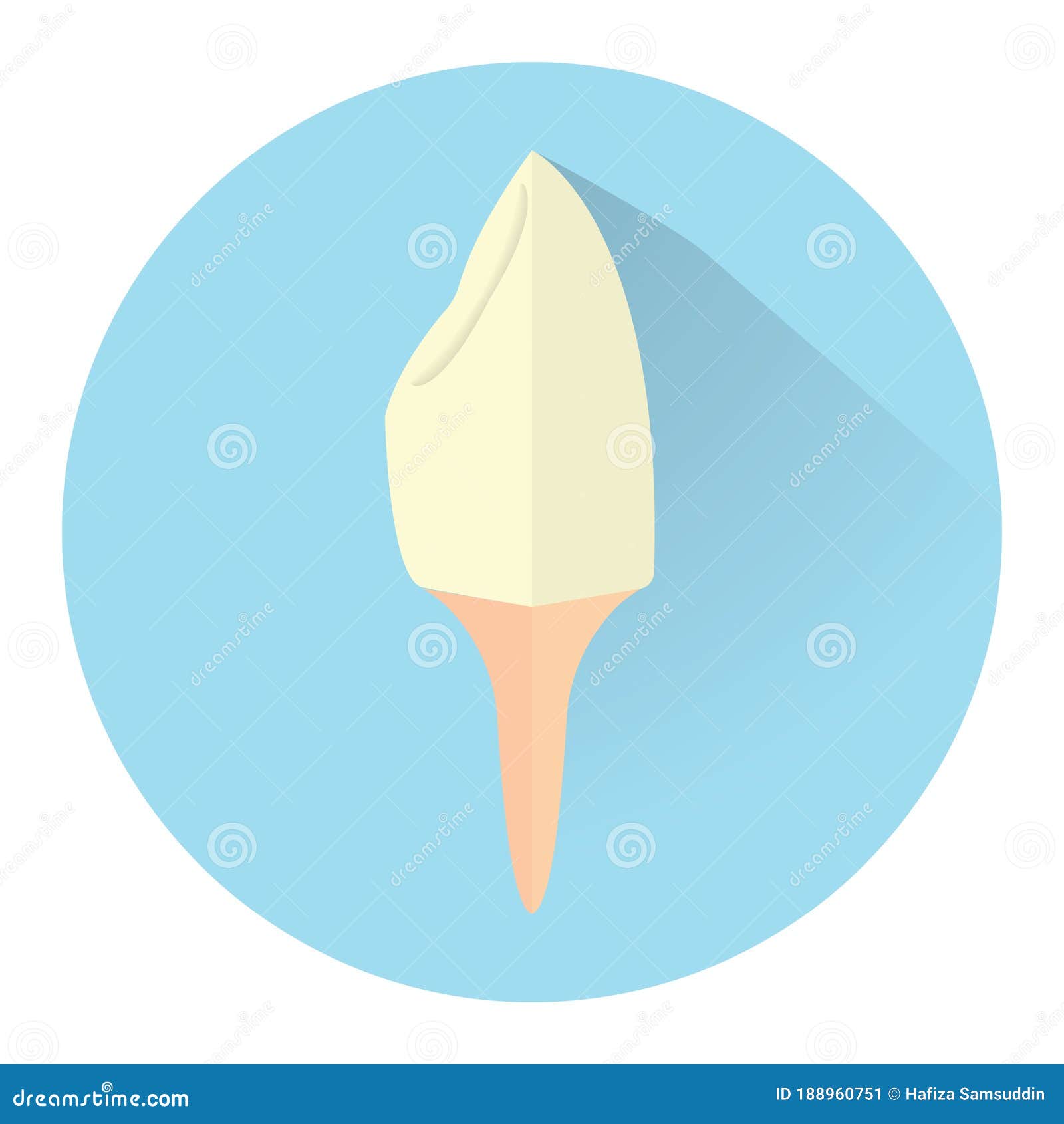 Tooth. Vector Illustration Decorative Design Stock Vector ...