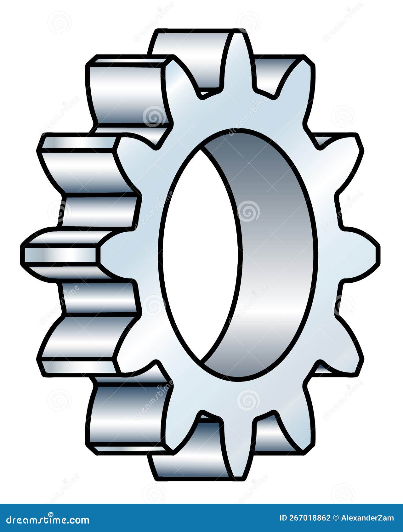 Tooth wheel gear stock vector. Illustration of gear - 267018862 Tooth wheel gear stock vector. Illustration of gear - 267018862