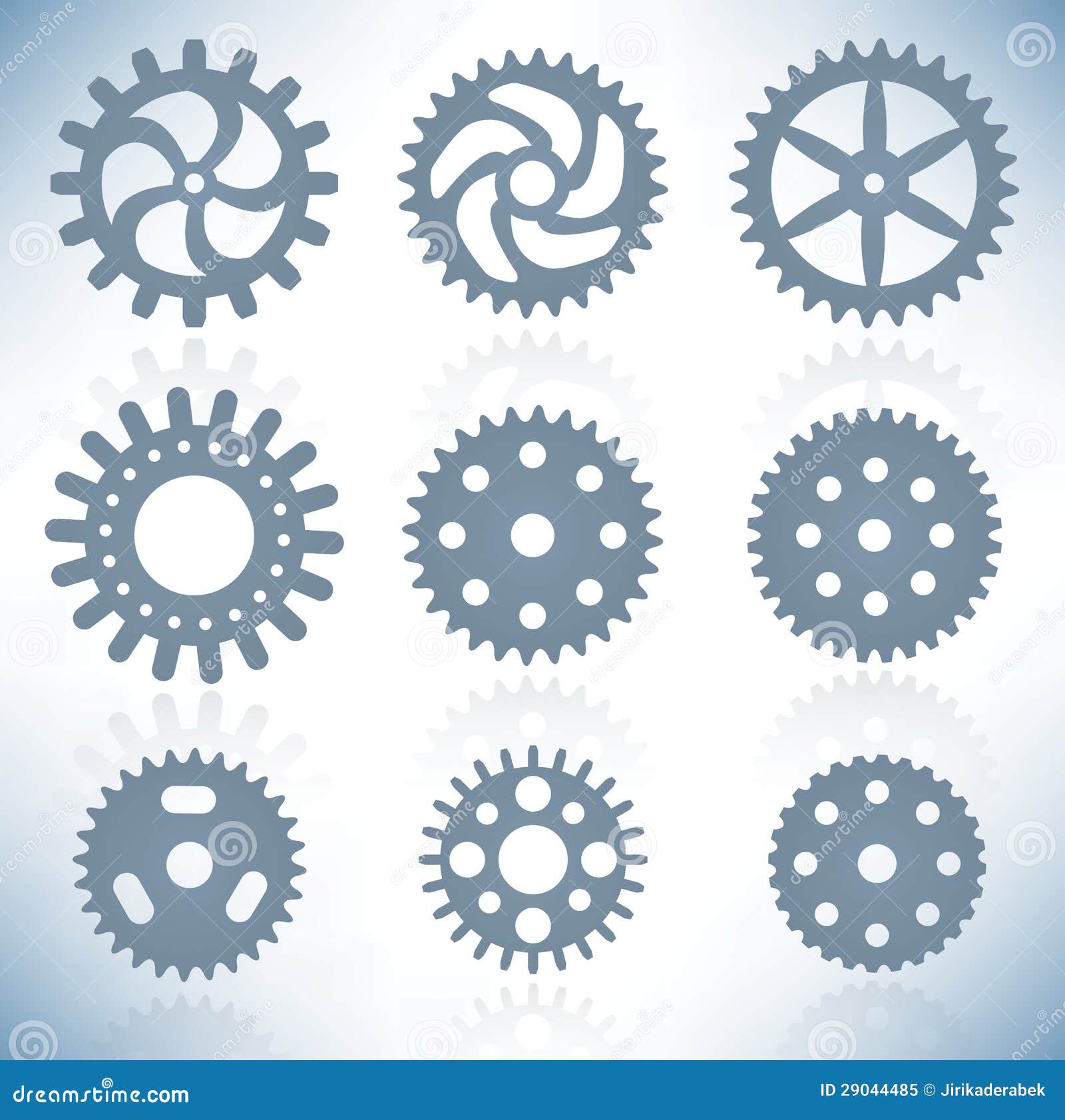 Tooth wheels stock vector. Illustration of industrial - 29044485