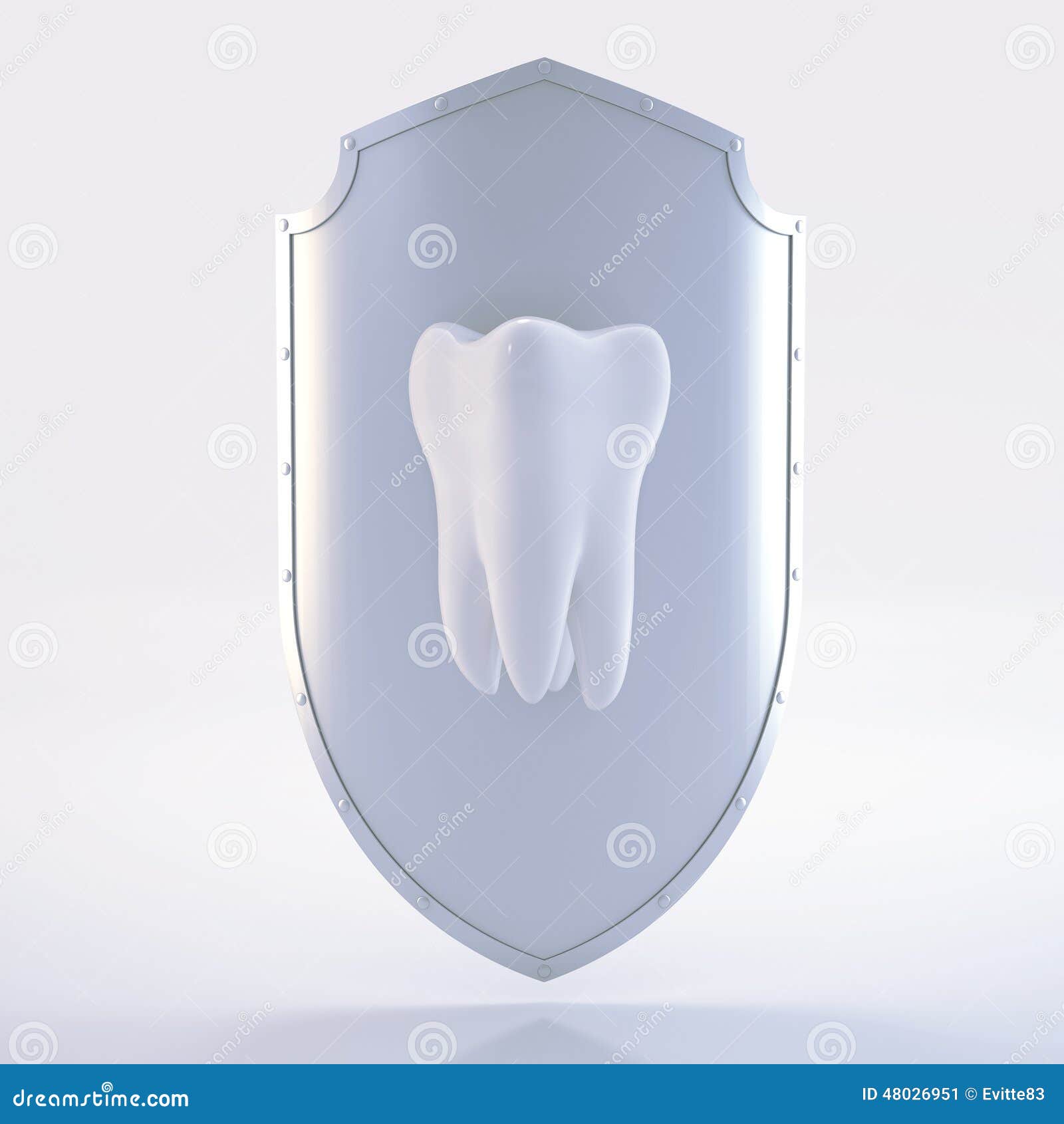 Tooth on white background stock illustration. Illustration of oral ...