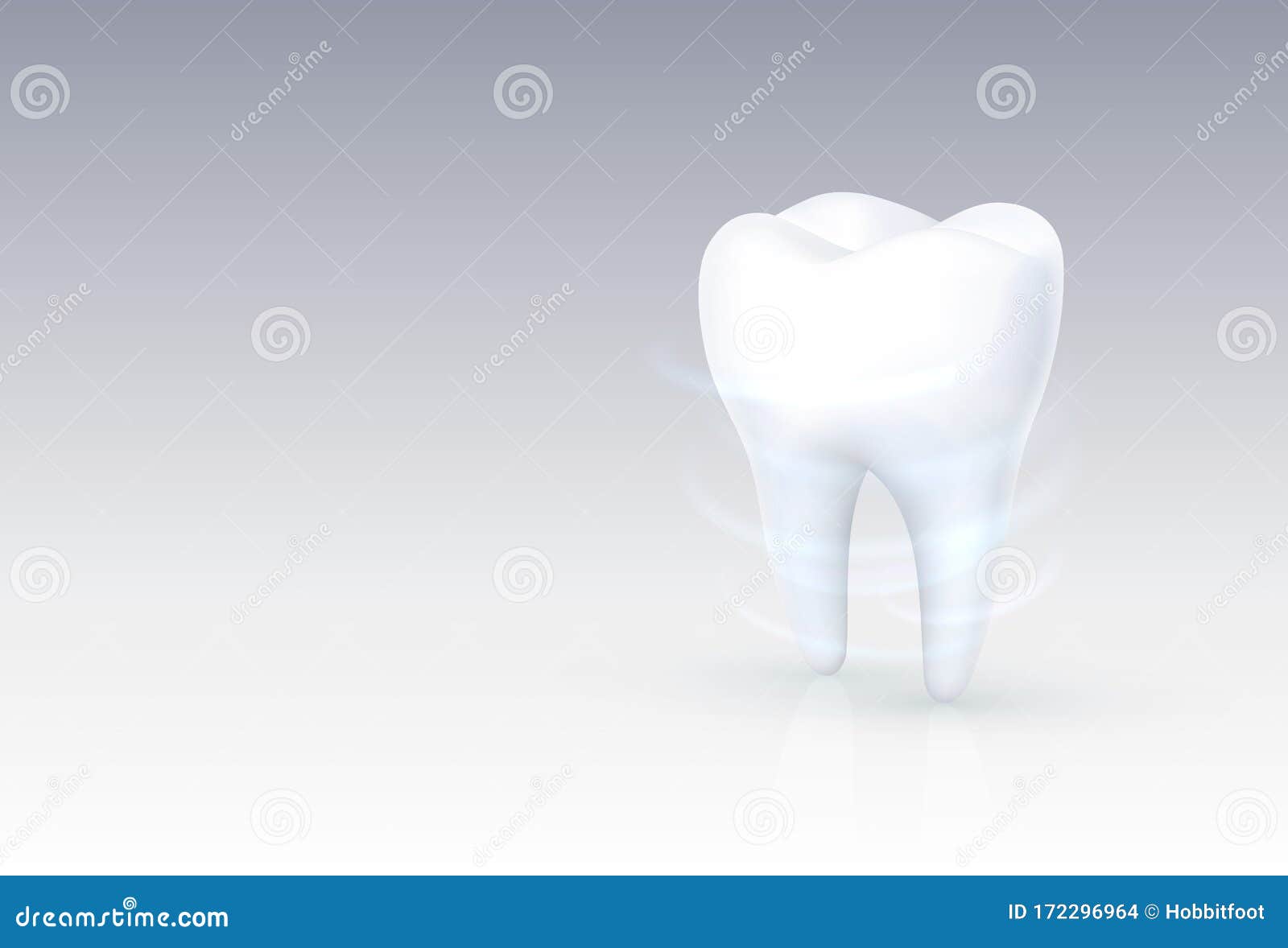 Tooth on a White Background, Template Design Element. Stock Vector ...