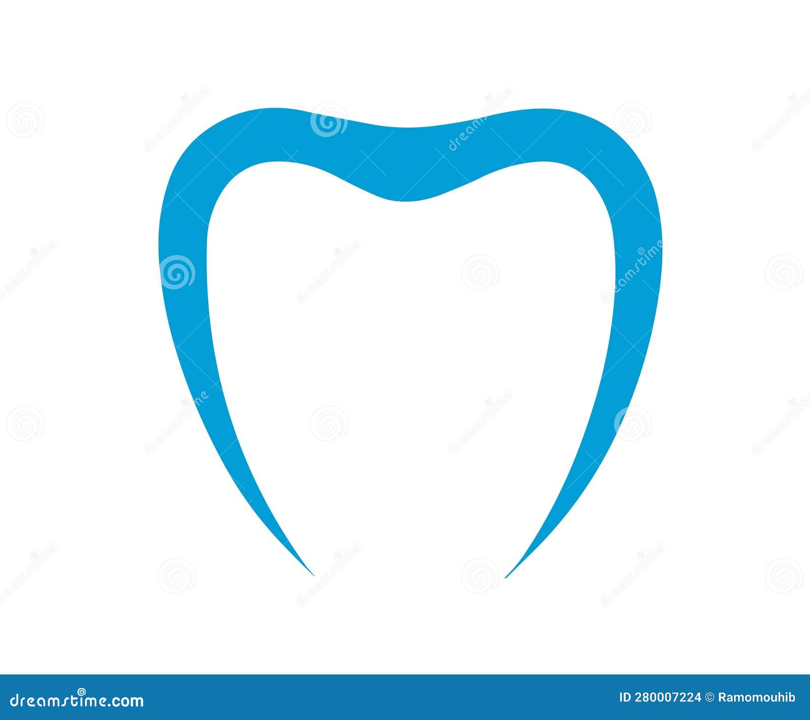 Tooth White and Clean Logo Deisng Stock Illustration - Illustration of ...