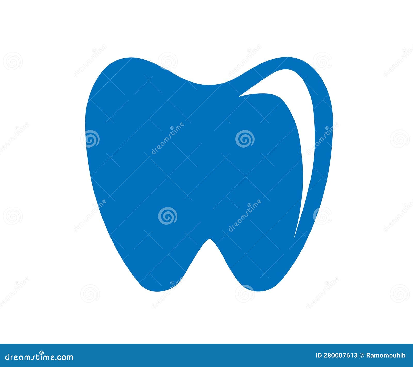 Tooth White and Clean Logo Deisng Stock Illustration - Illustration of ...