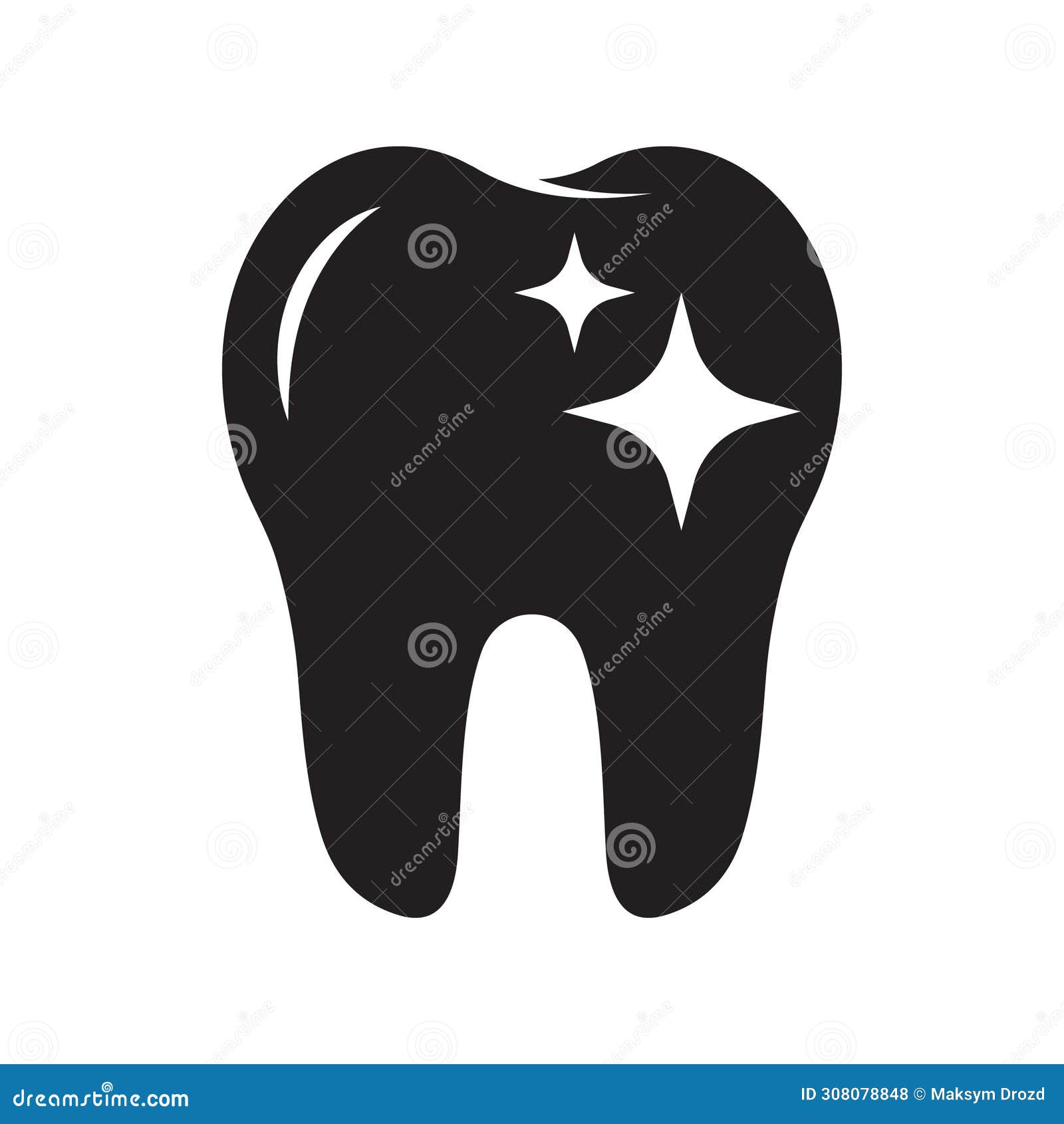 Tooth Whitening Icon, Vector. Stock Vector - Illustration of care, icon ...