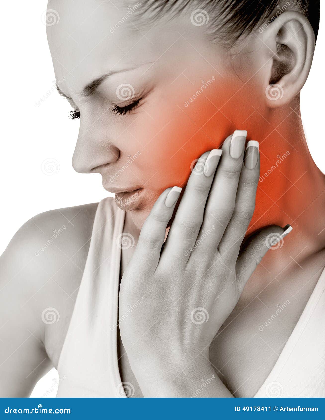 Toothache stock image. Image of agony, concept, adult - 49178411