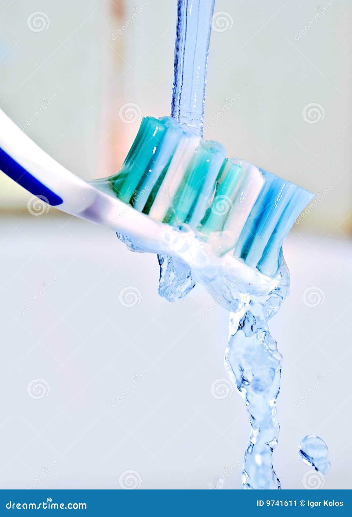 Toothbrush stock image. Image of washing, damp, bristles - 9741611