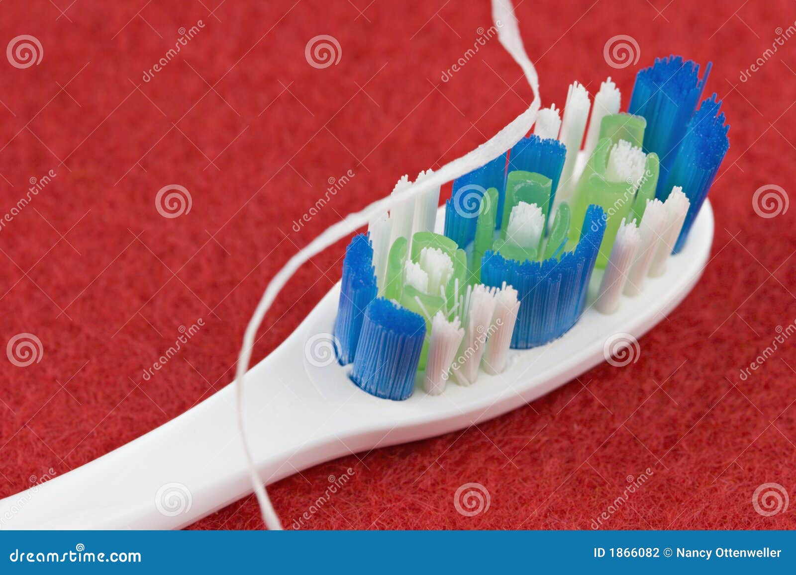 Toothbrush And Floss Picture. Image: 1866082