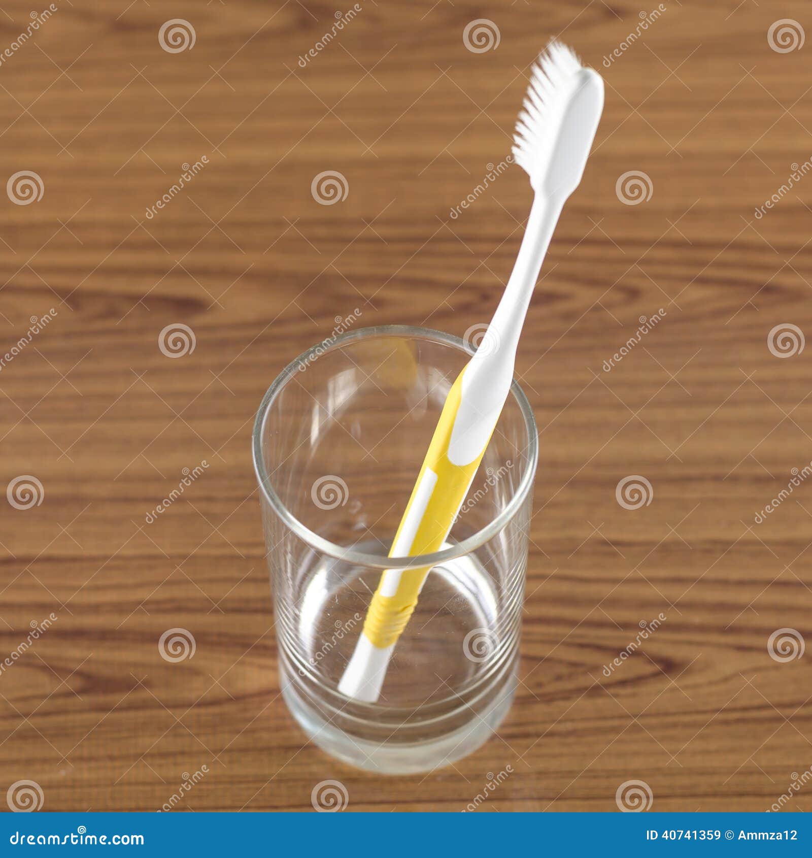 Toothbrush in glass stock image. Image of bristle, studio - 40741359