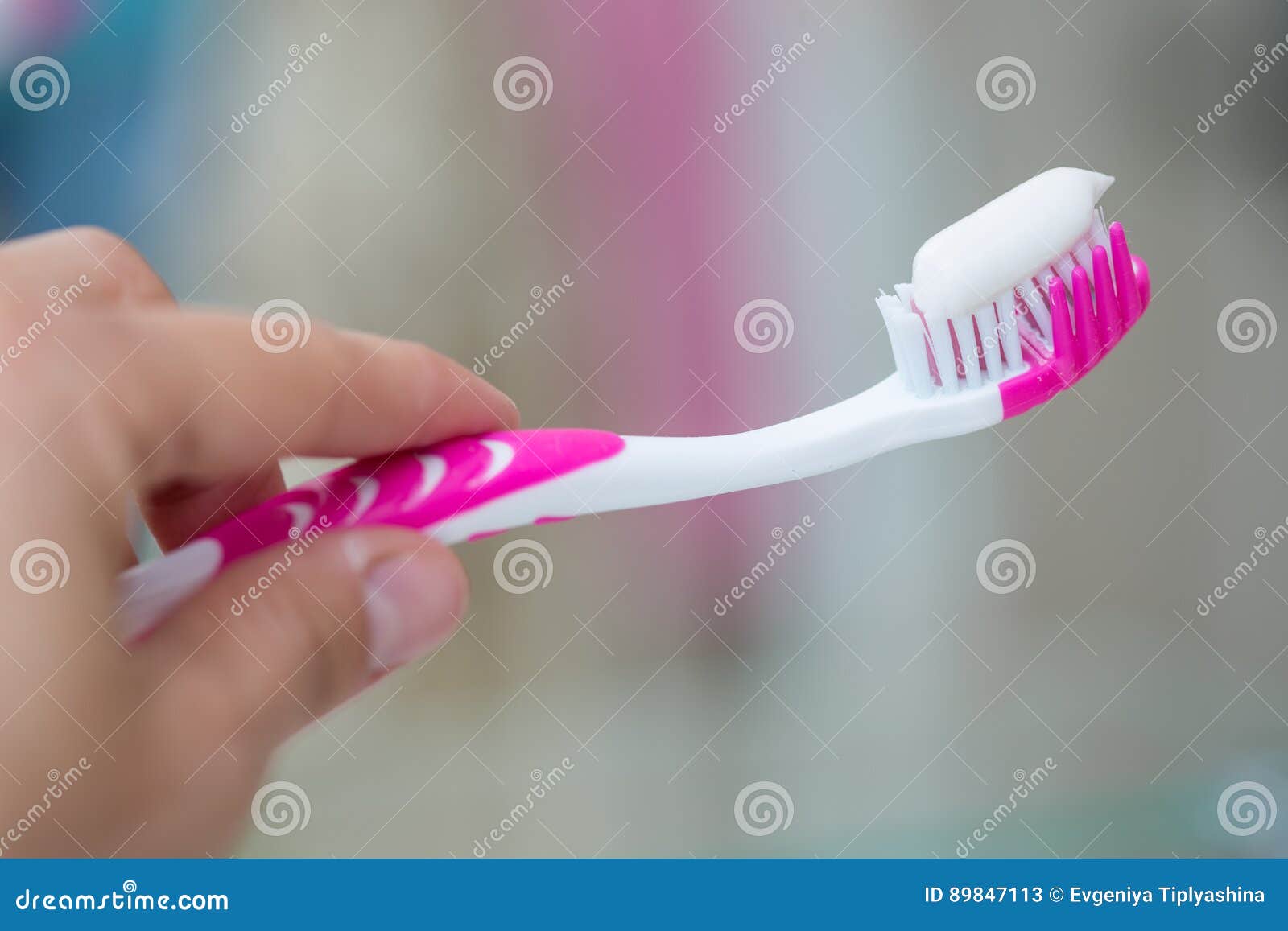 Toothbrush in the hand stock image. Image of mouth, child - 89847113