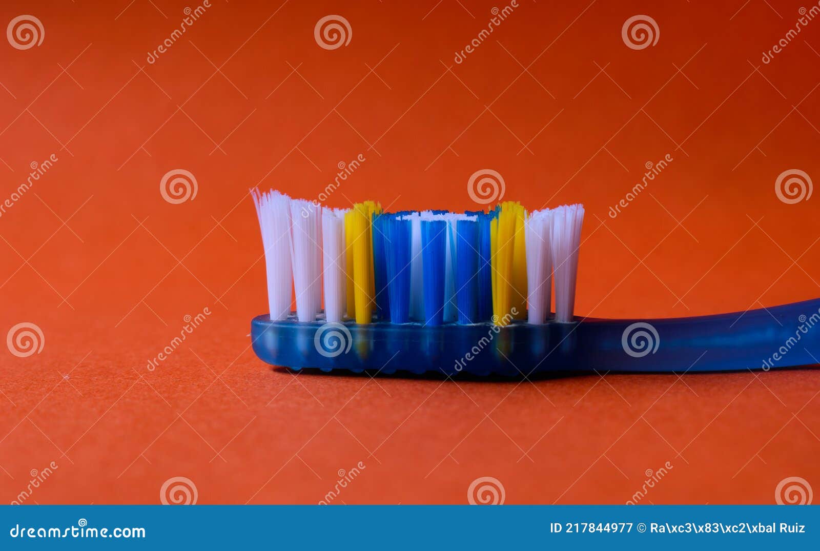 Toothbrush Head Personal Hygiene Concept Stock Image - Image of ...