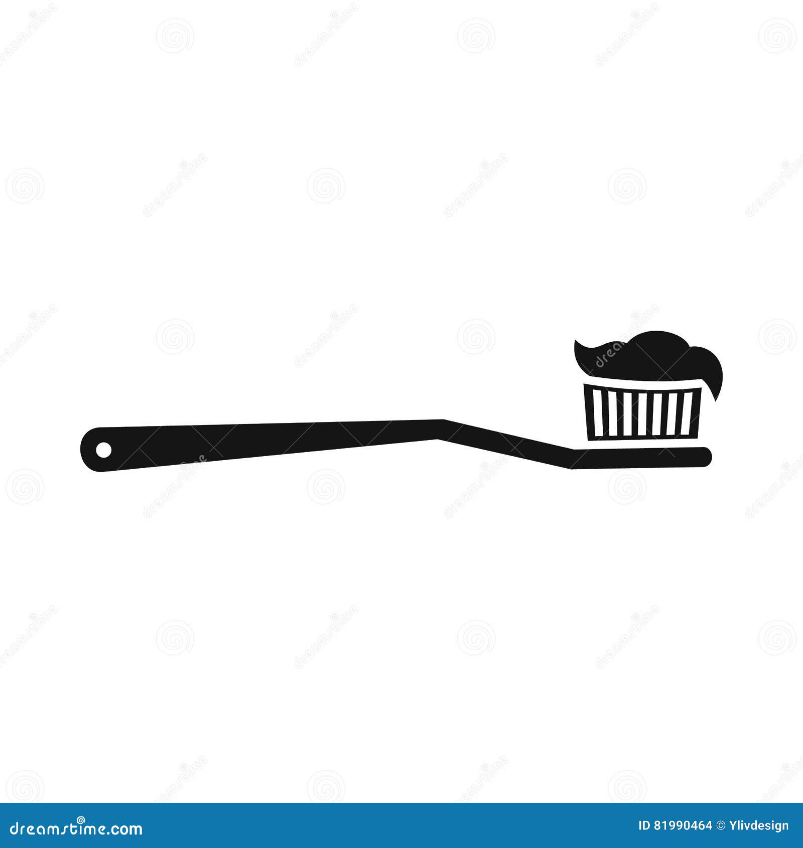 Toothbrush Icon, Simple Style Stock Vector - Illustration of healthy ...