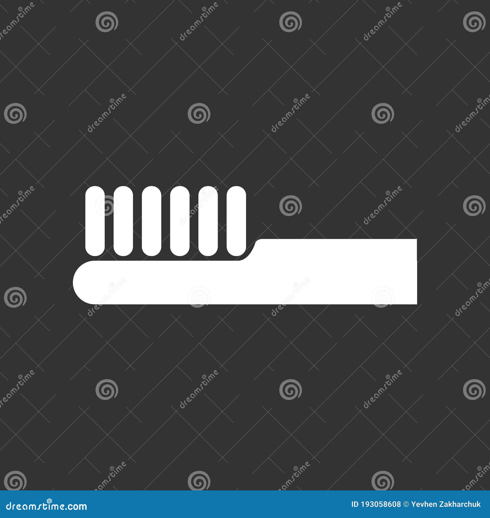 Toothbrush Icon Vector Icon. Simple Element Illustration. Toothbrush ...