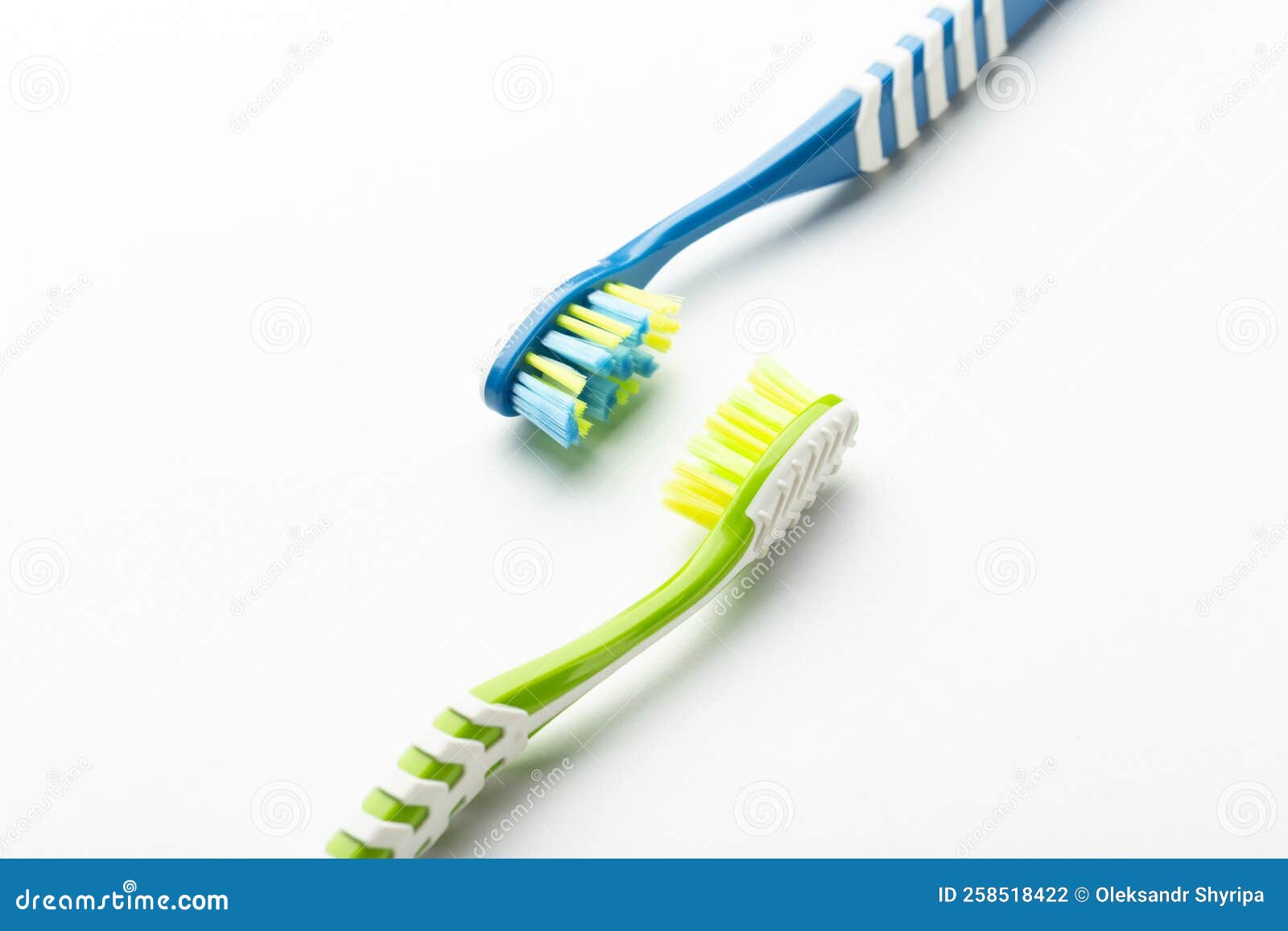 Toothbrush Isolated on White Background. Stock Photo - Image of ...