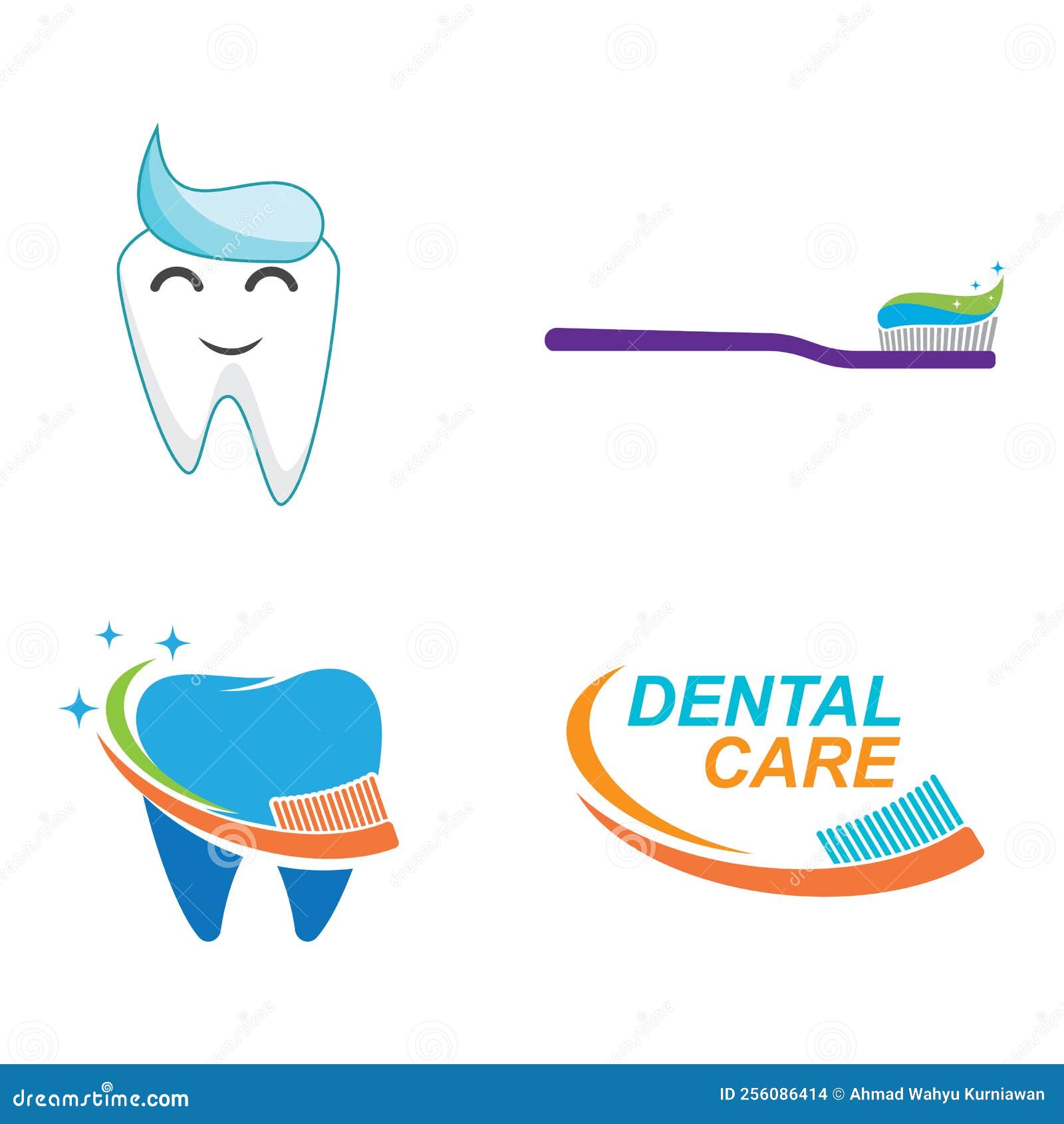 Toothbrush Logo Illustration Stock Vector - Illustration of design ...