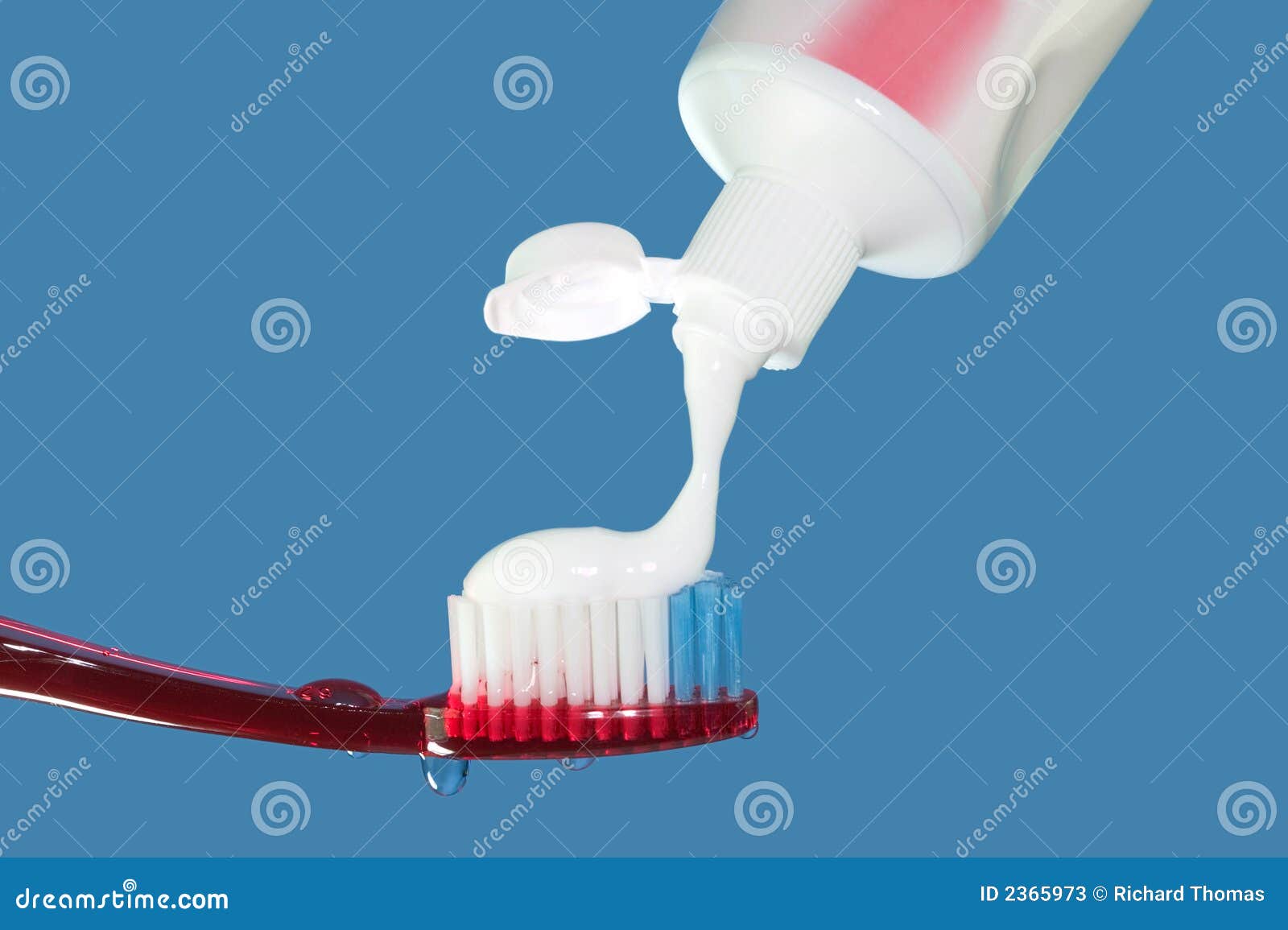 Toothbrush and paste stock image. Image of tooth, cleanse - 2365973