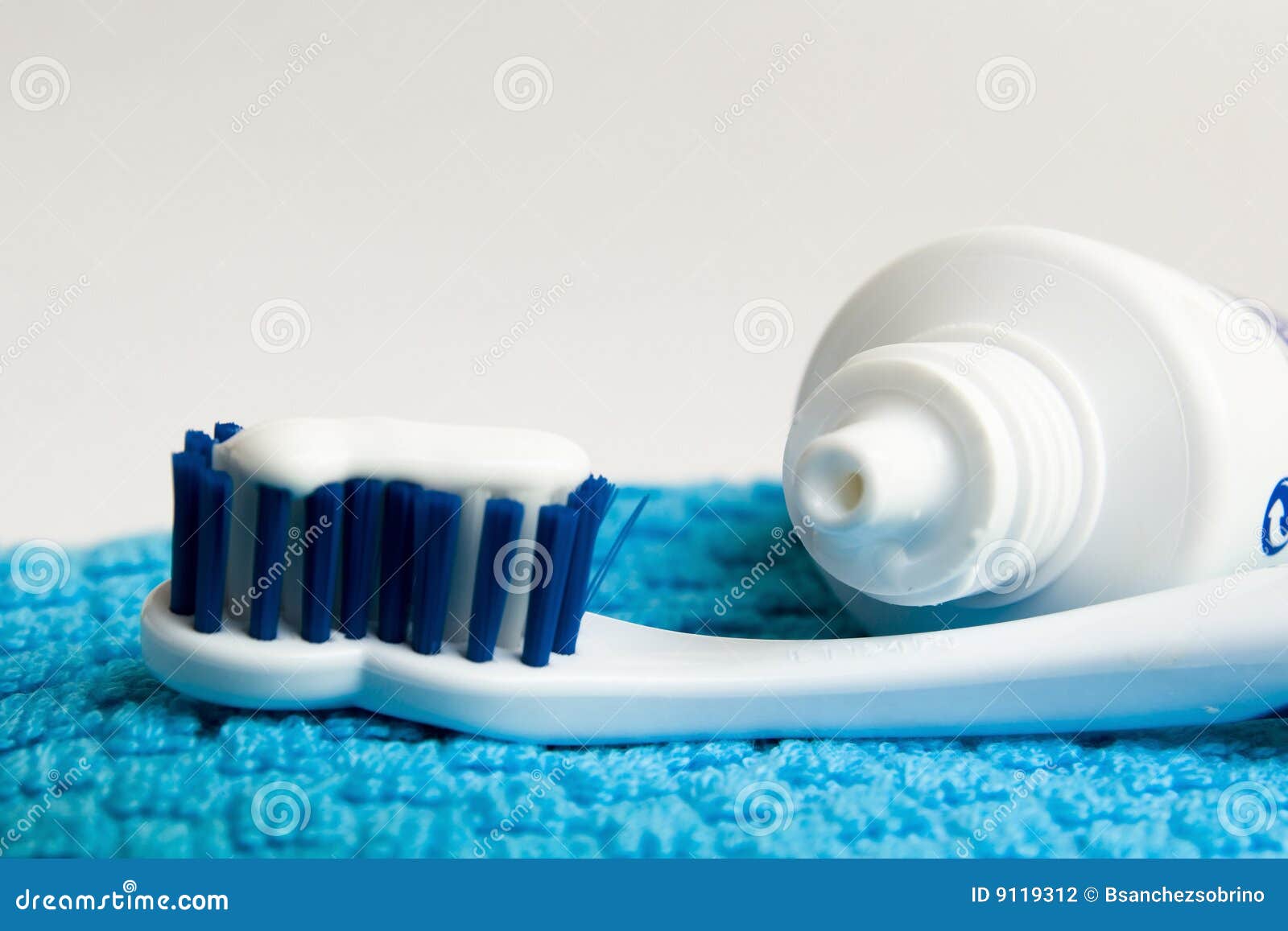 Toothbrush & Paste stock photo. Image of dental, paste - 9119312