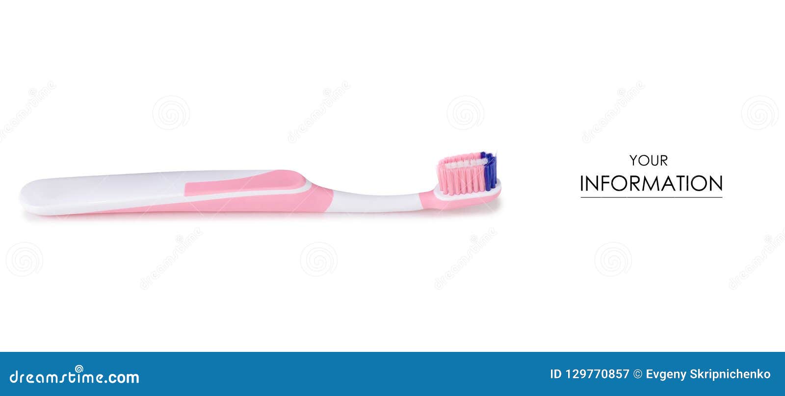Toothbrush Pink Color Pattern Stock Image - Image of bathroom, medical ...