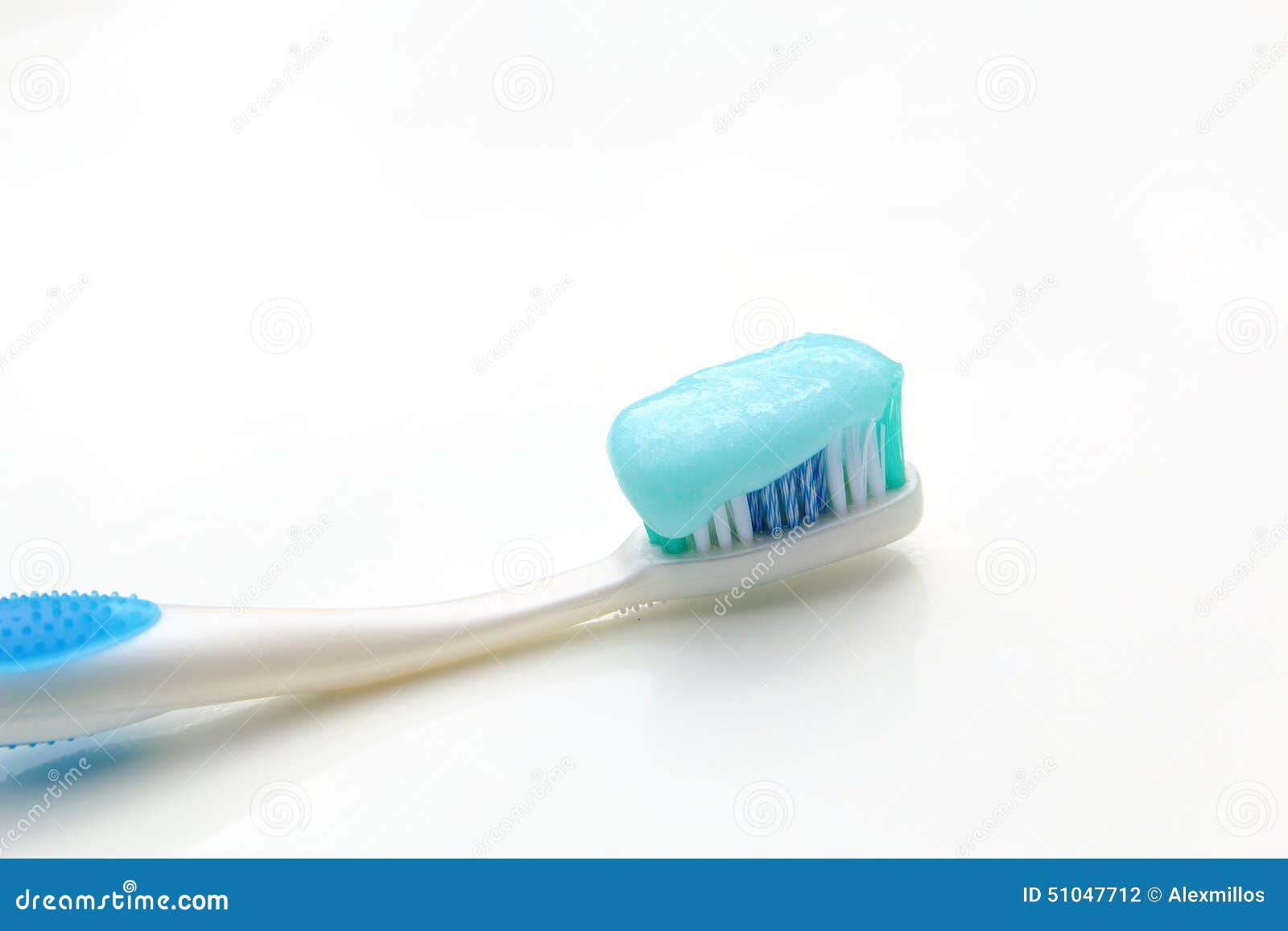 Toothbrush on the Table with Toothpaste Stock Photo - Image of ...