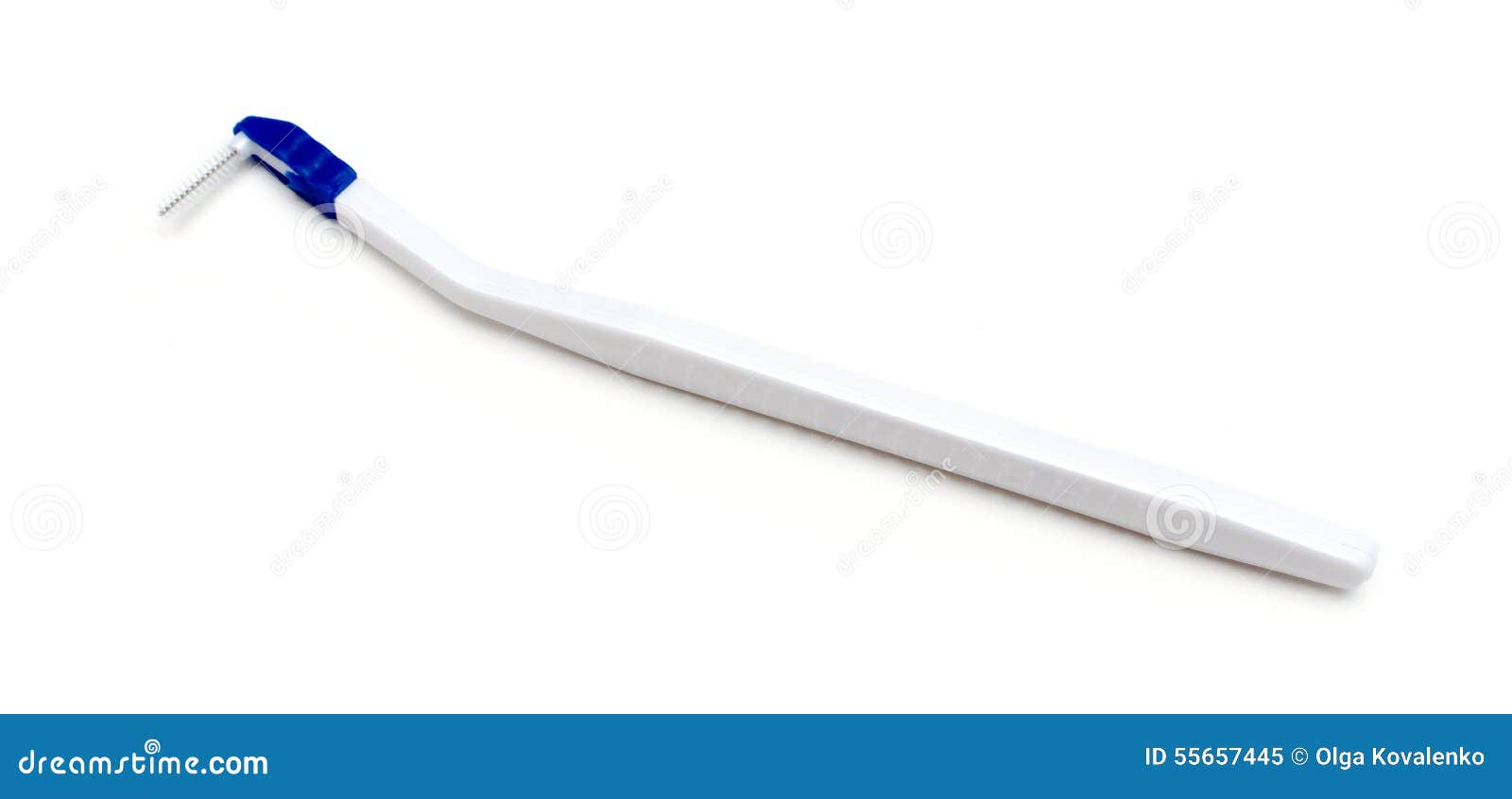 Toothbrush between the Teeth Stock Image - Image of color, paste: 55657445