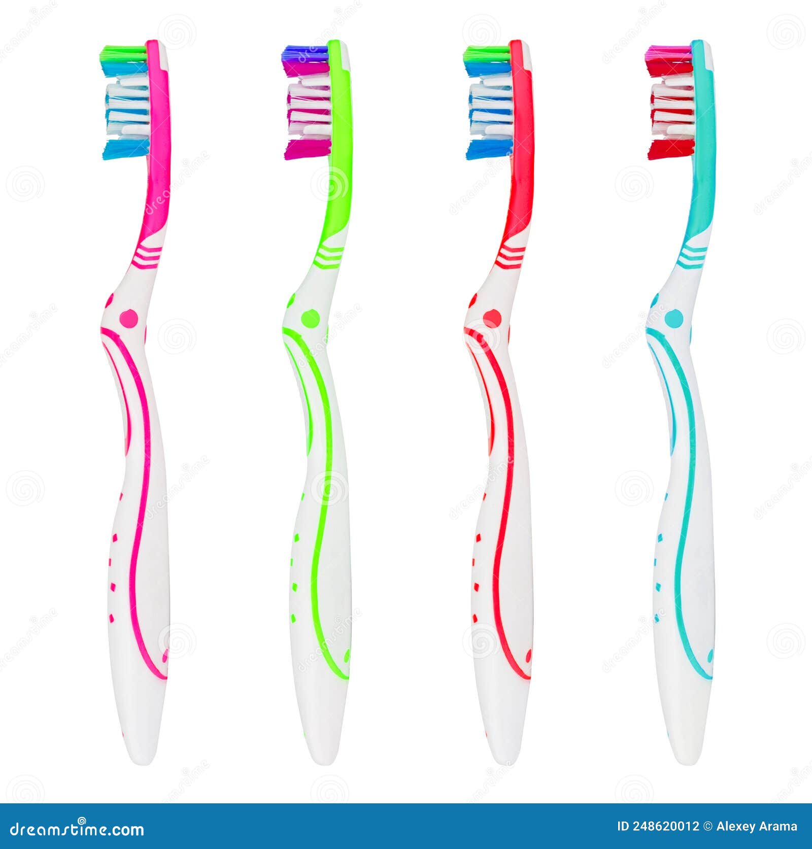 Toothbrush, Tool for Cleaning Teeth, on a White Background Stock Photo ...