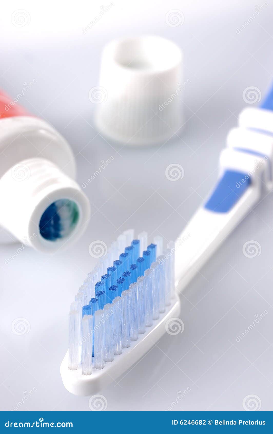 Toothbrush and tooth paste stock photo. Image of dentist - 6246682