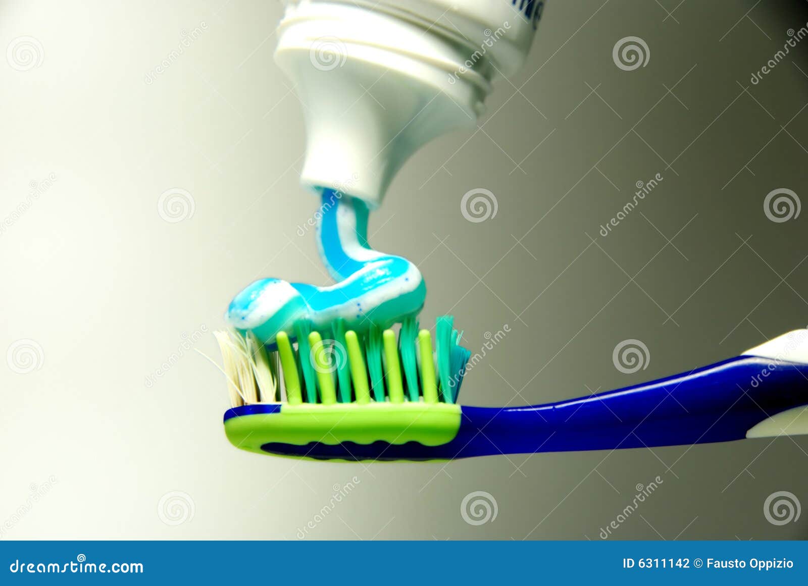 Toothbrush and toothpaste stock photo. Image of dentist - 6311142