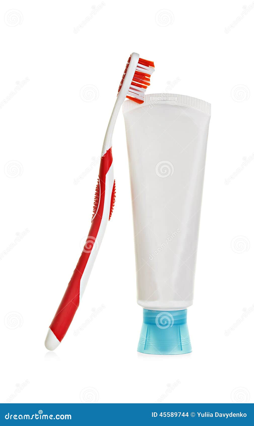 Toothbrush and Toothpaste Close-up Stock Photo - Image of grooming ...