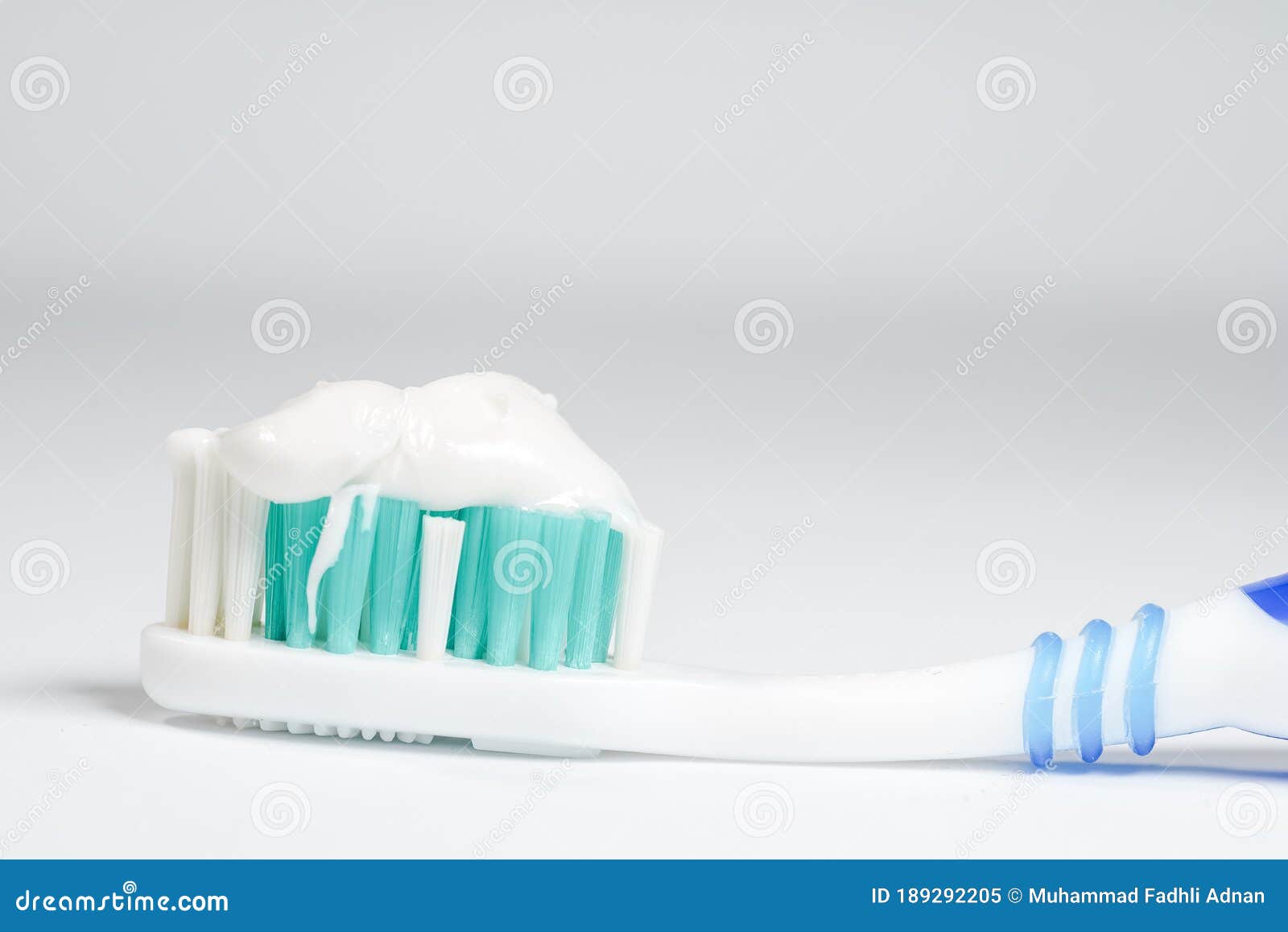 Toothbrush with Toothpaste Isolated Stock Image - Image of beauty ...