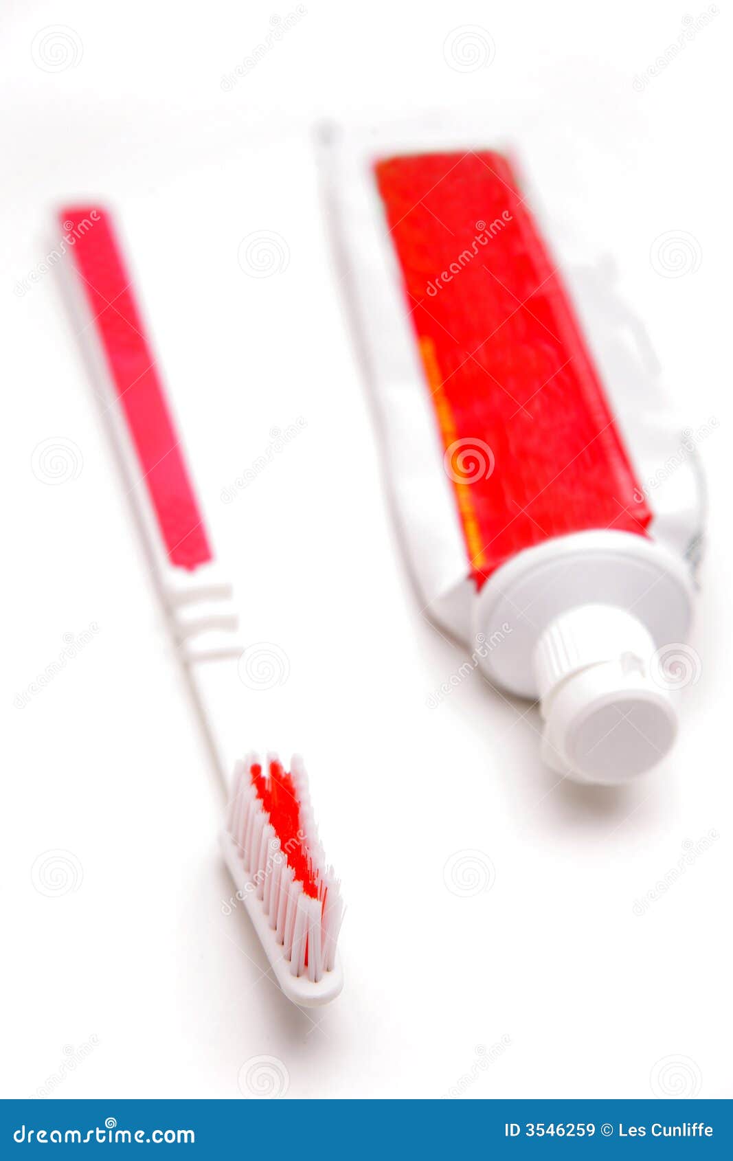 Toothbrush & tube stock image. Image of tube, studio - 3546259