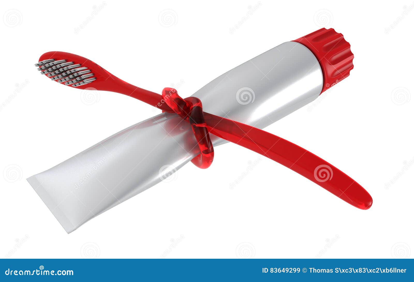 Toothbrush and tube stock illustration. Illustration of cleanse - 83649299