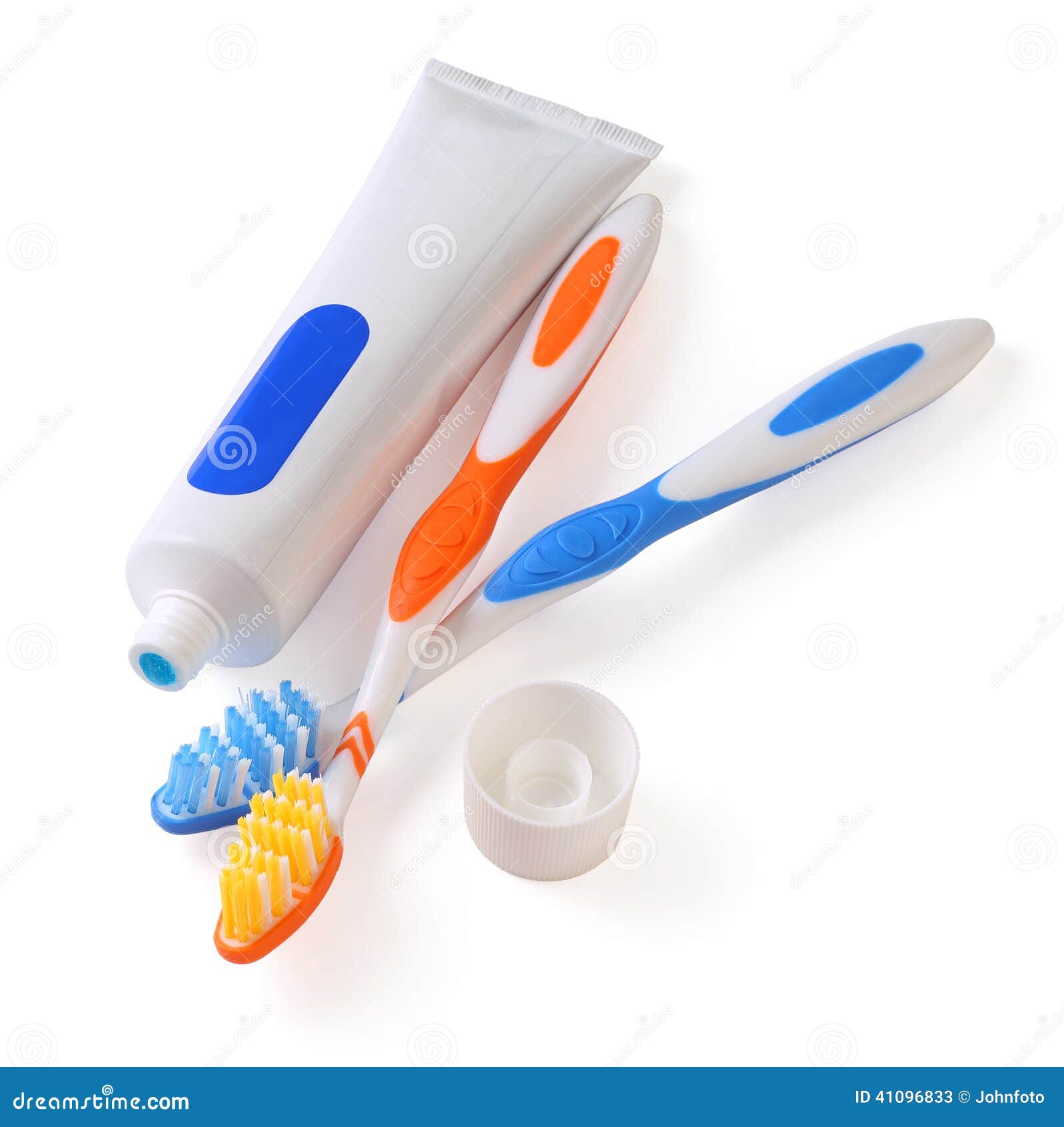 Toothbrush and Tube of Toothpaste Stock Image - Image of dental, paste ...