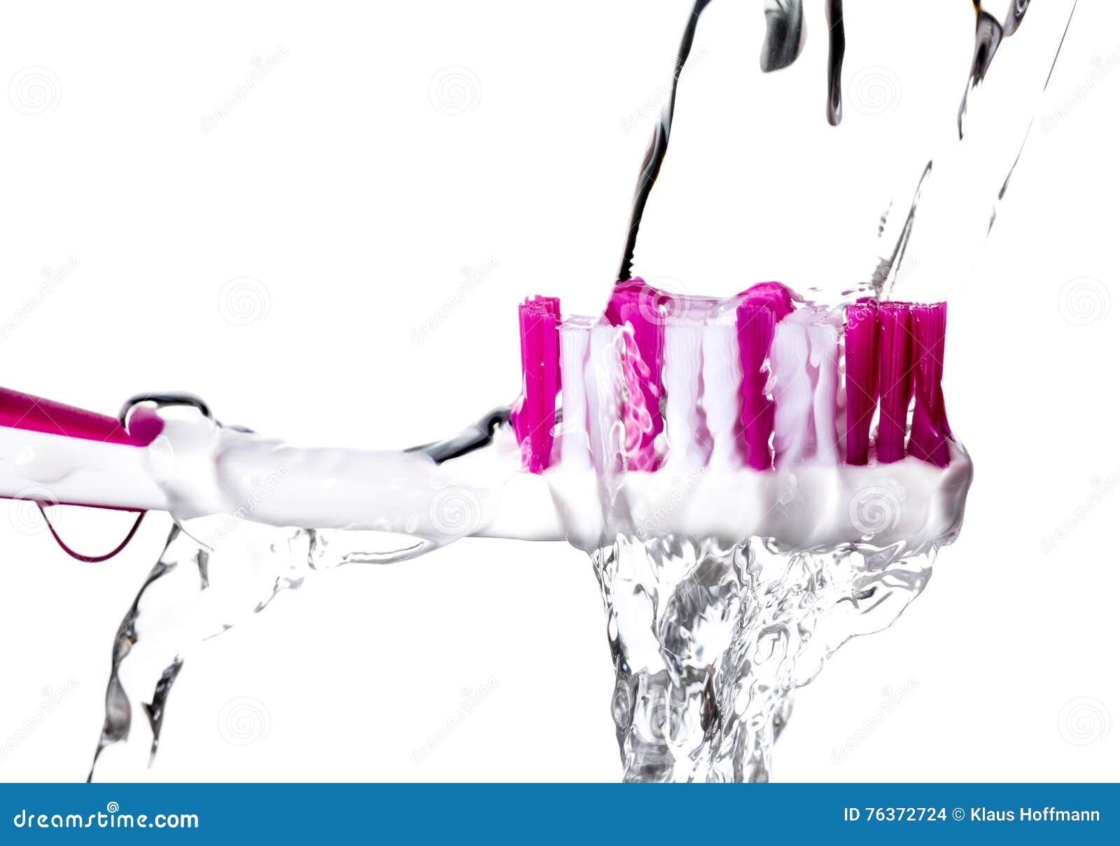 Toothbrush Under Splashing Water Stock Photo - Image of backgrounds ...
