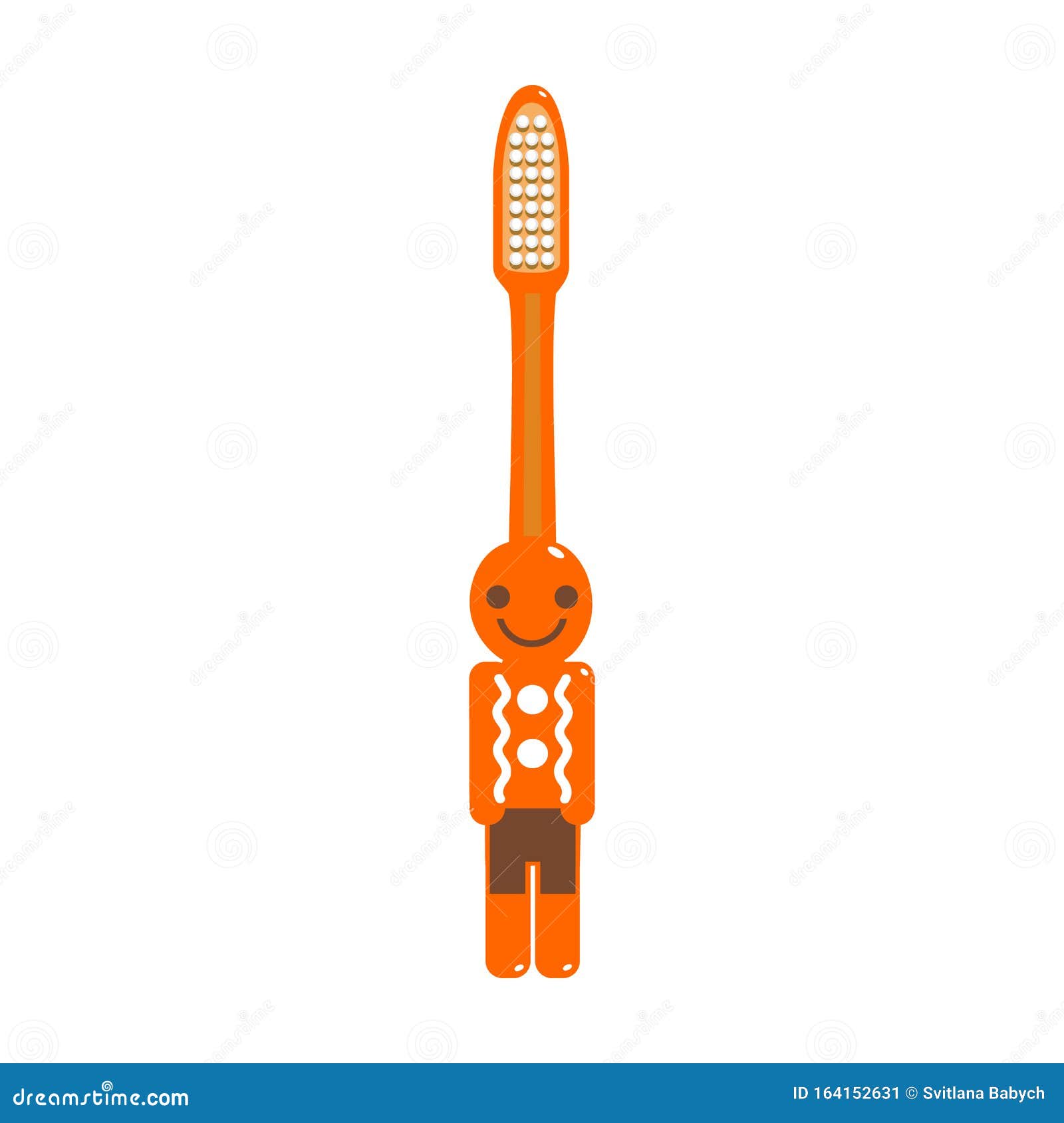 Toothbrush Vector Icon.Cartoon Vector Icon Isolated on White Background ...