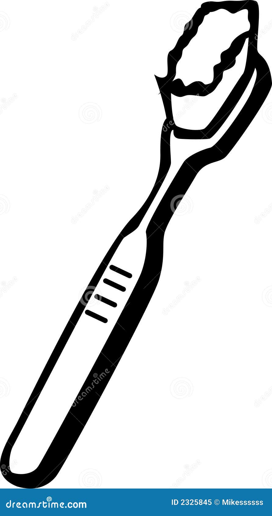 Toothbrush Vector Illustration Stock Vector - Illustration of bristle ...