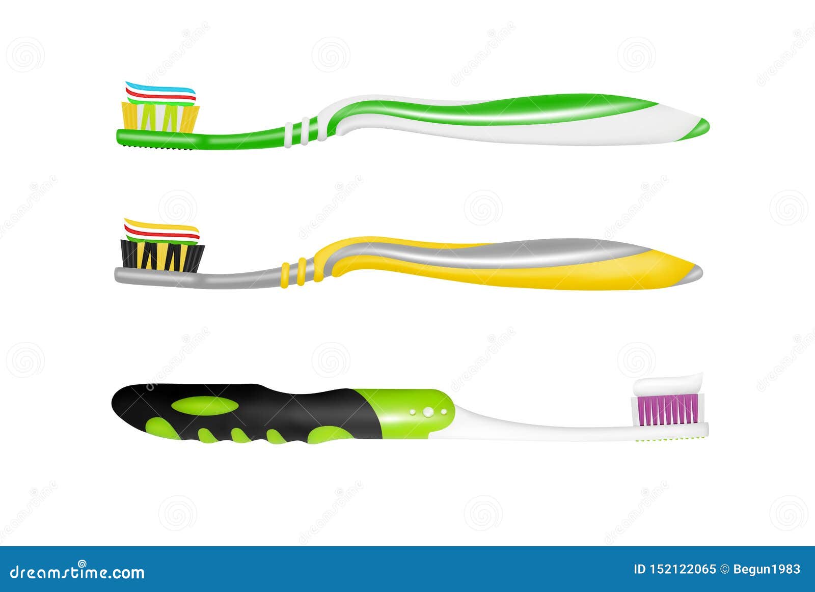 Toothbrush in vector. stock vector. Illustration of brush - 152122065
