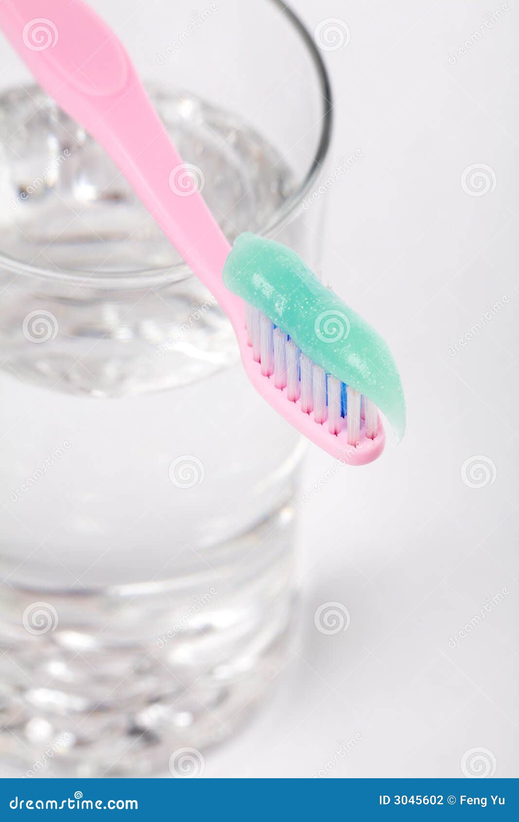Toothbrush and water stock photo. Image of toothpaste - 3045602