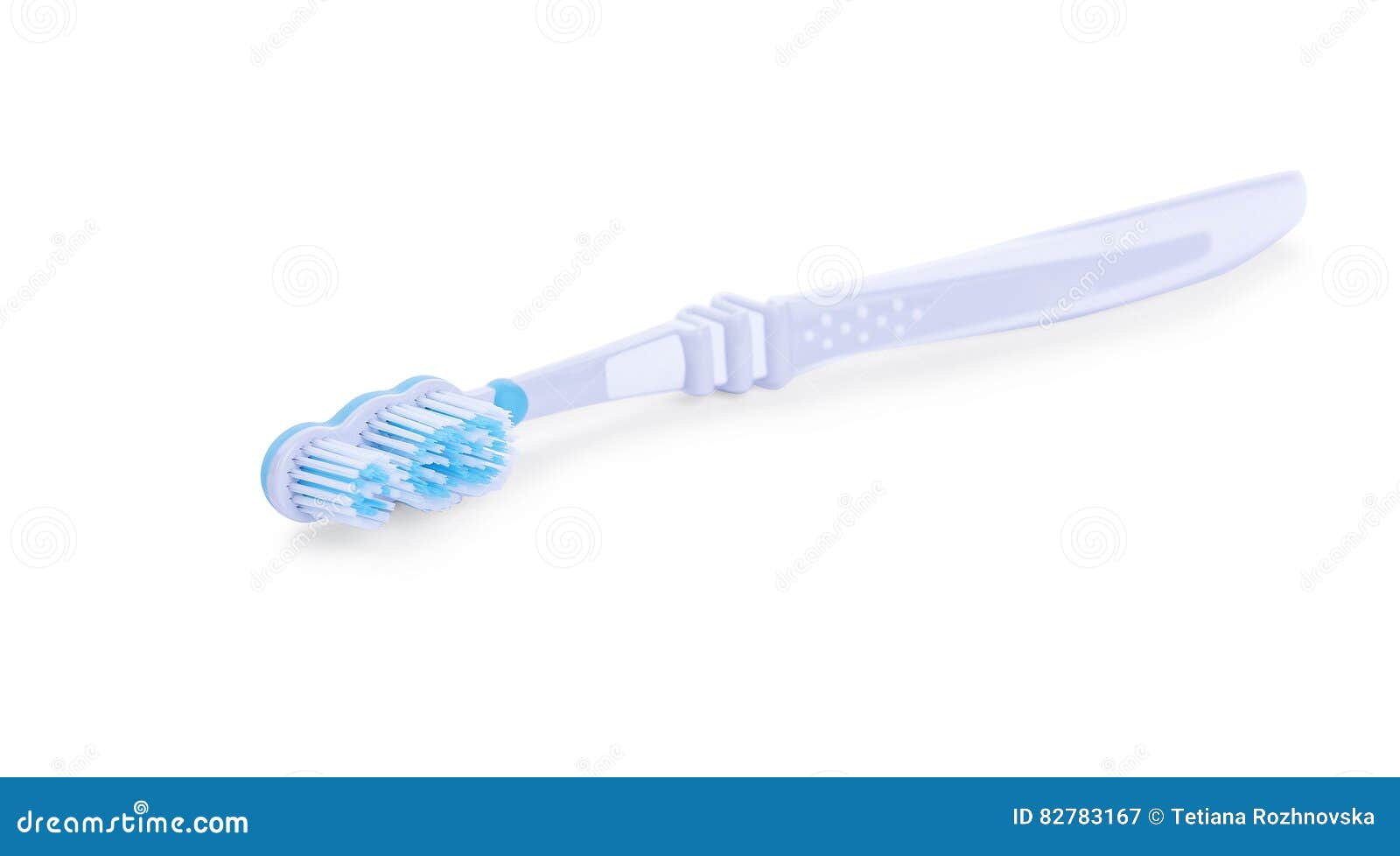 Toothbrush on a White Background. Stock Image - Image of dental ...