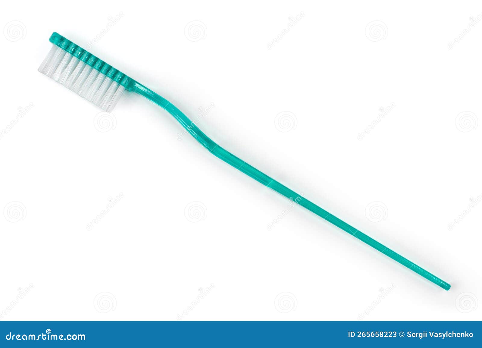 Toothbrush on a White Background. Stock Image - Image of closeup, oral ...