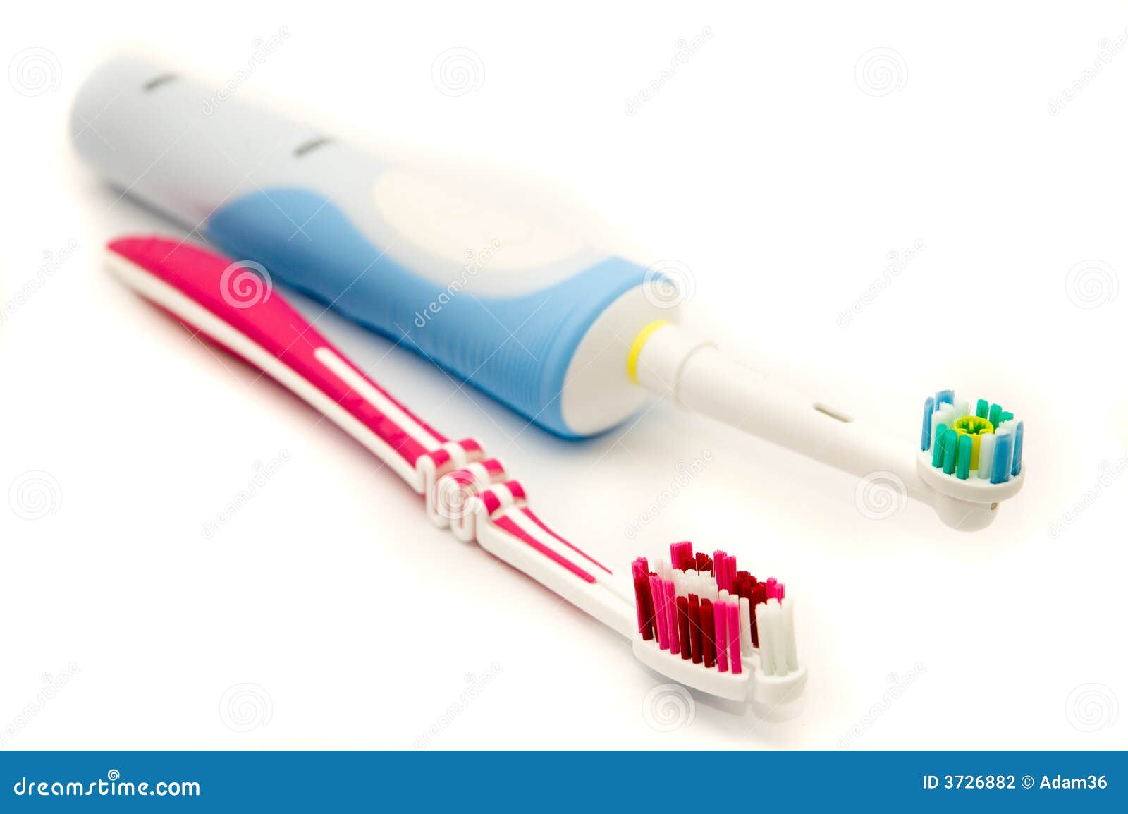 Toothbrushes stock photo. Image of clear, toothbrush, tooth - 3726882