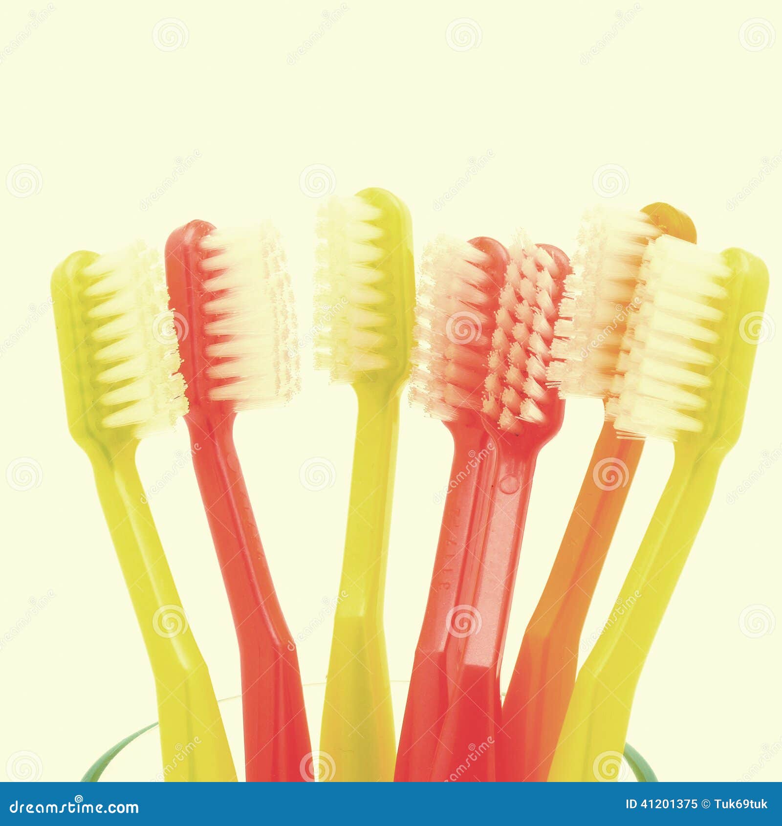 Toothbrushes Old Vintage Retro Style Stock Image - Image of health ...