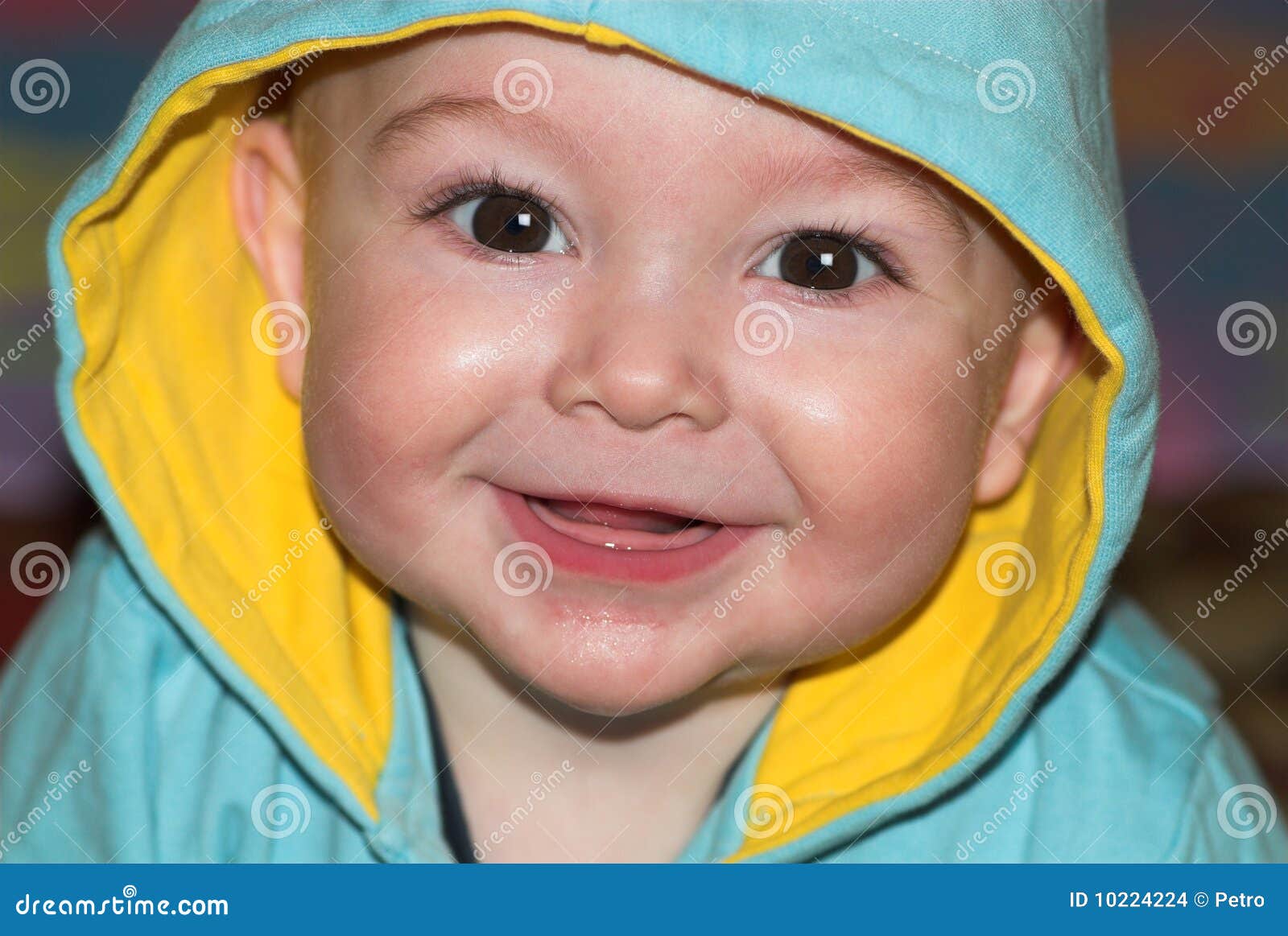 Toothless baby portrait stock photo. Image of happy, emotion - 10224224