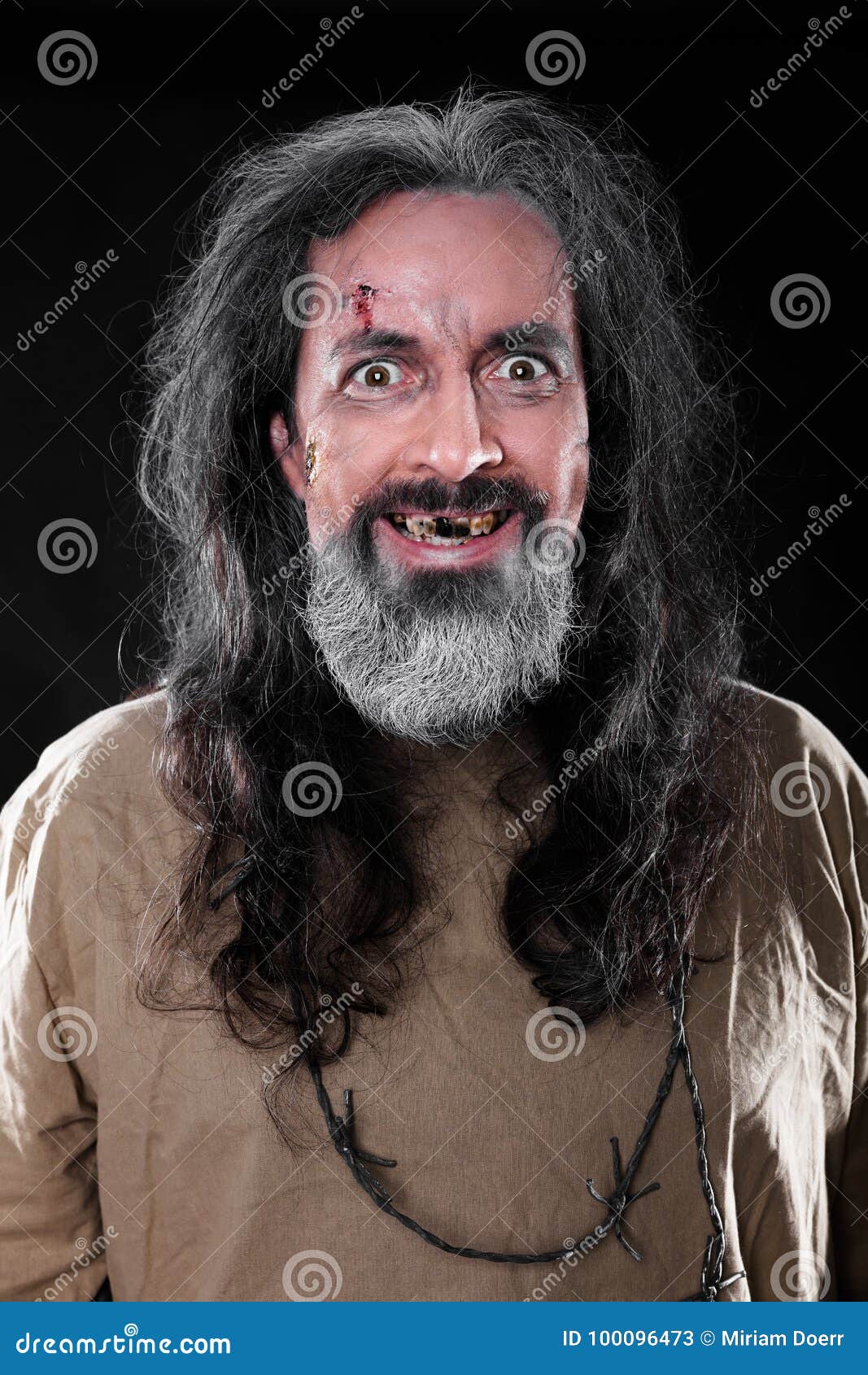Toothless Man in Front of Black Stock Image - Image of background ...