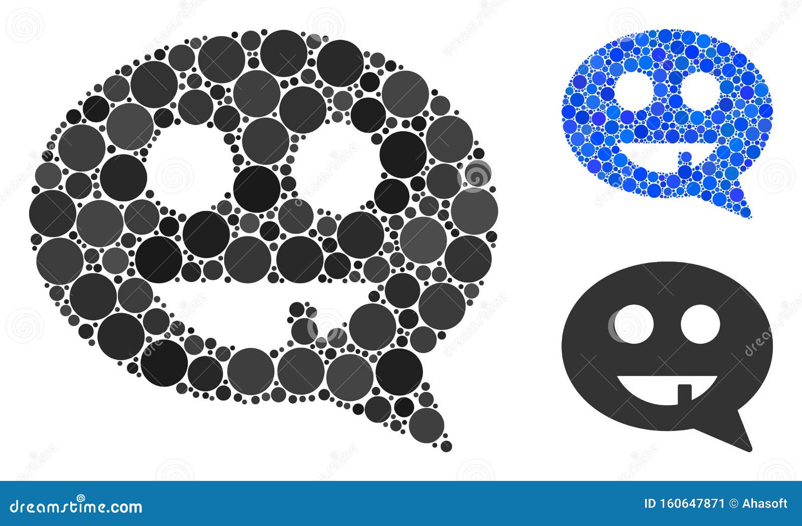 Toothless Smiley Message Composition Icon of Round Dots Stock Vector ... Toothless Smiley Message Composition Icon of Round Dots Stock Vector ...