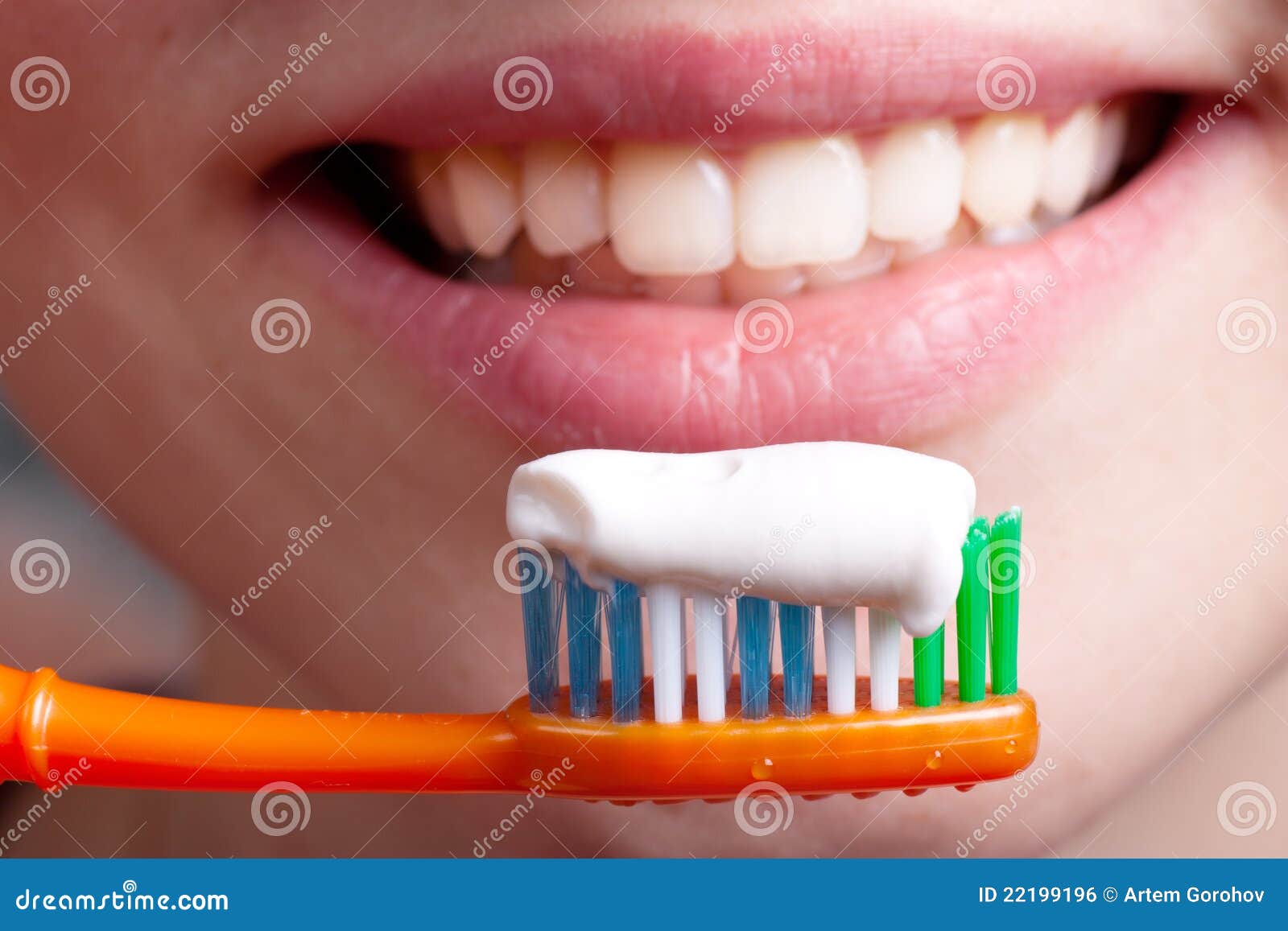 Toothpaste stock photo. Image of equipment, beauty, healthy - 22199196