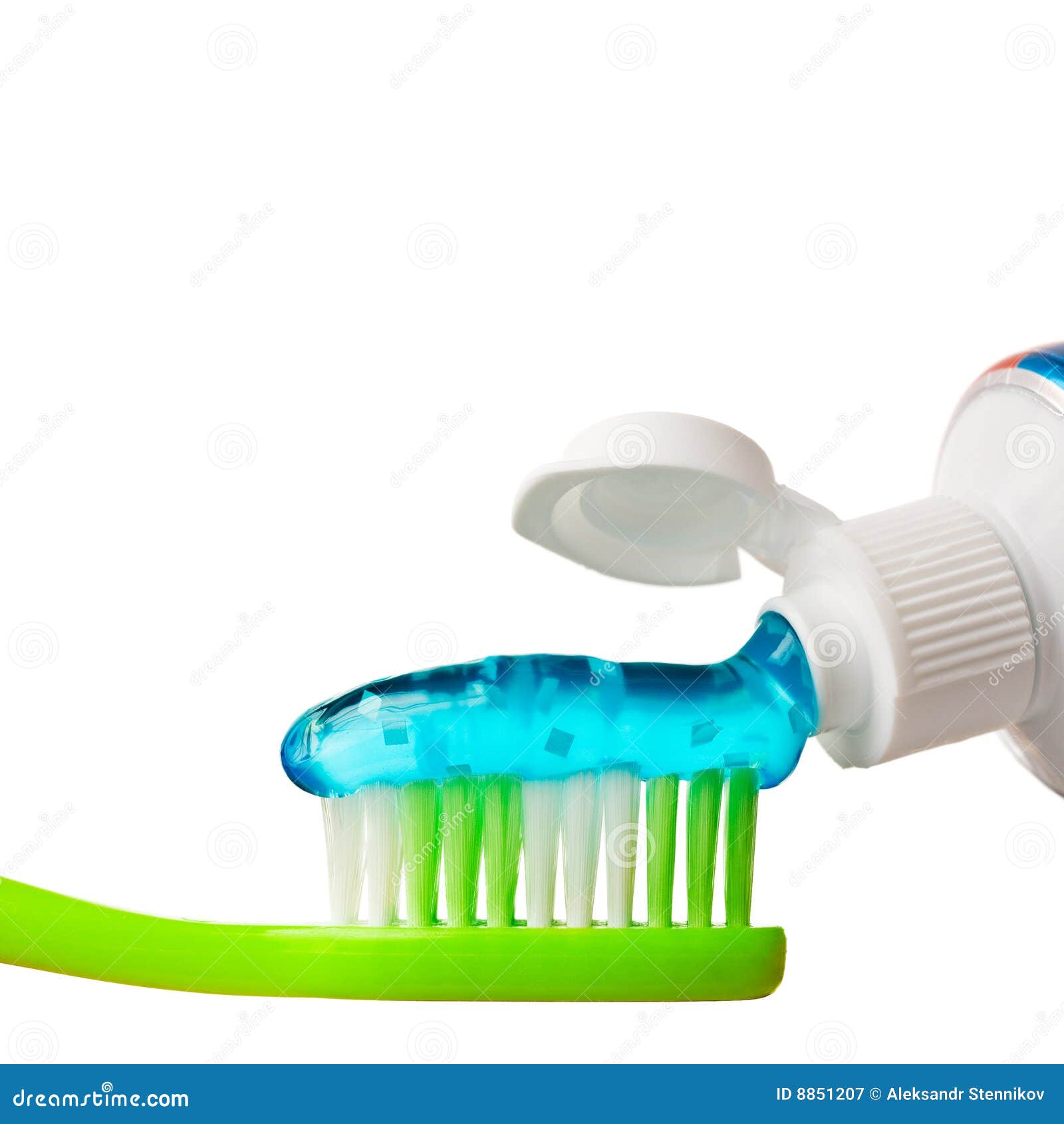 Toothpaste stock image. Image of object, blue, healthy - 8851207