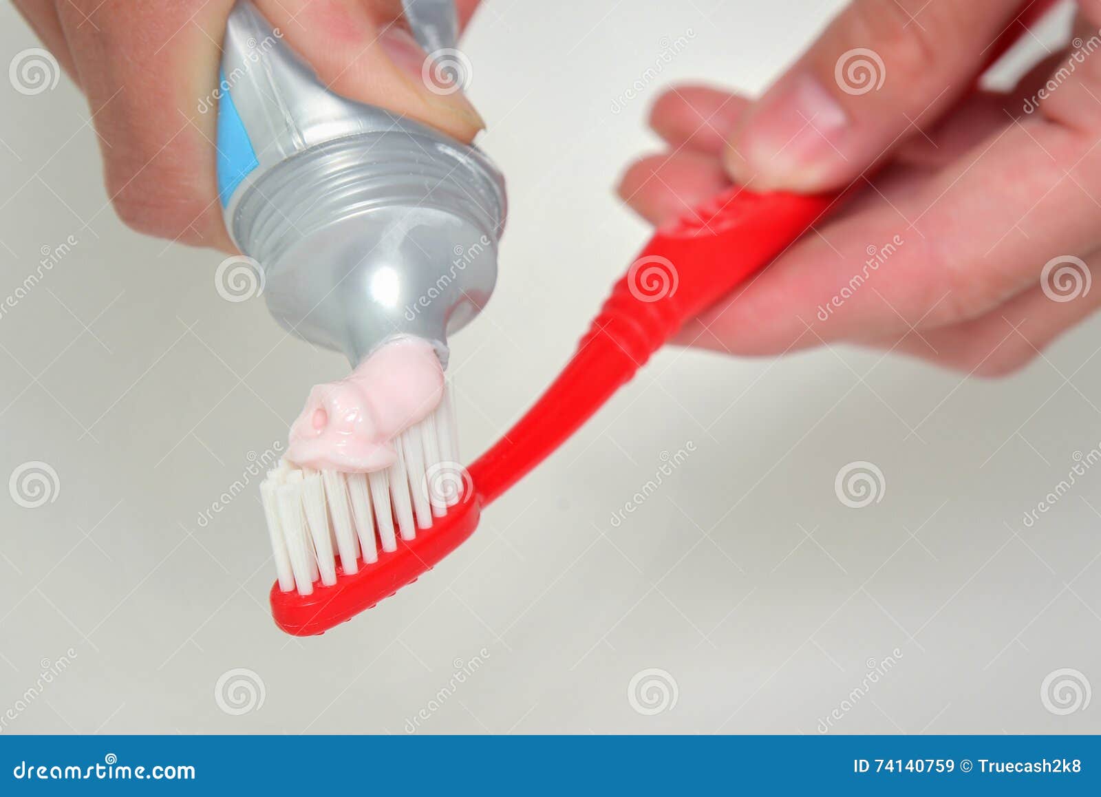 Toothpaste and Brush Closeup, Dental Care Concept Stock Image - Image ...